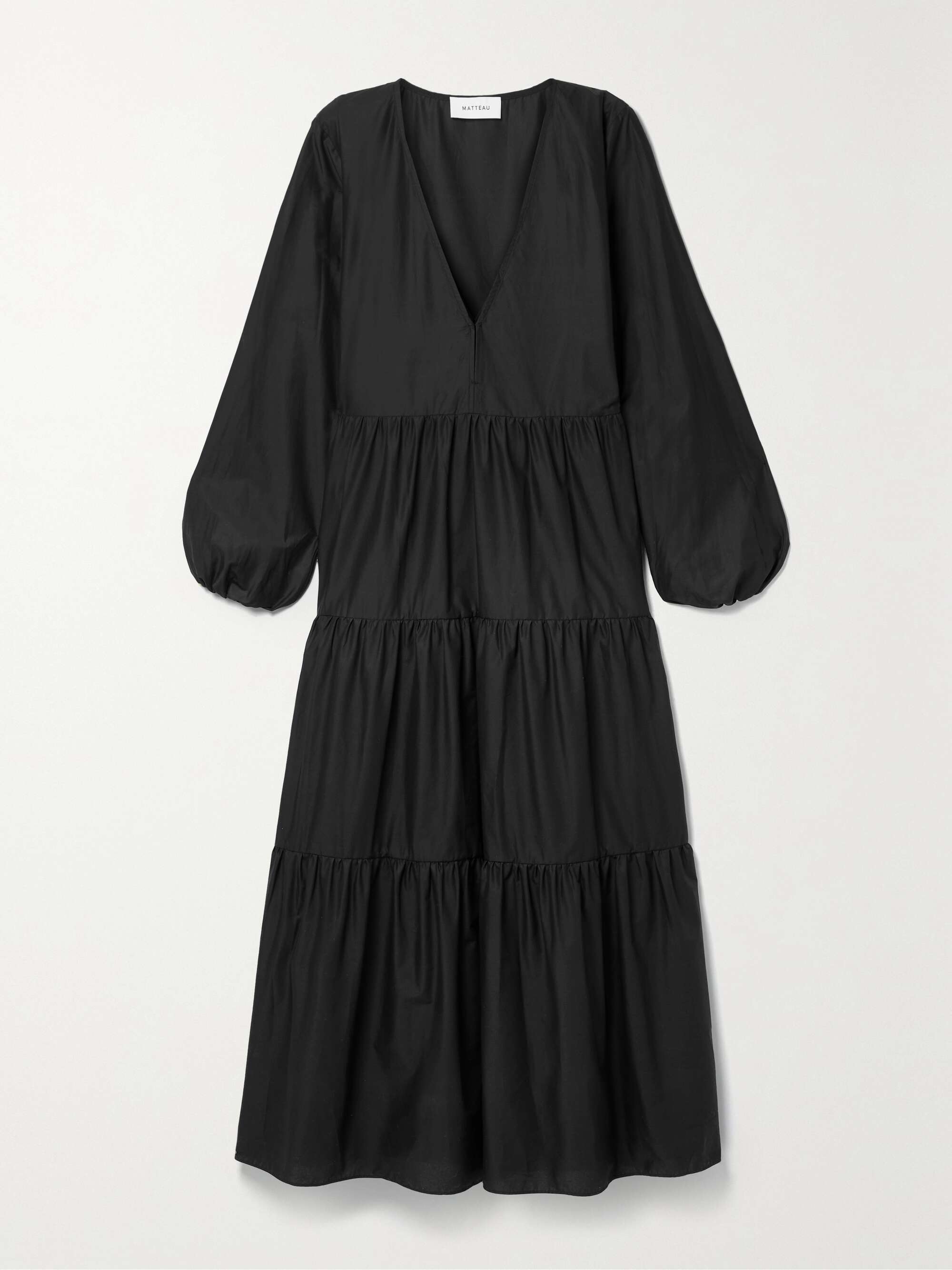 Tiered Maxi Dress Black