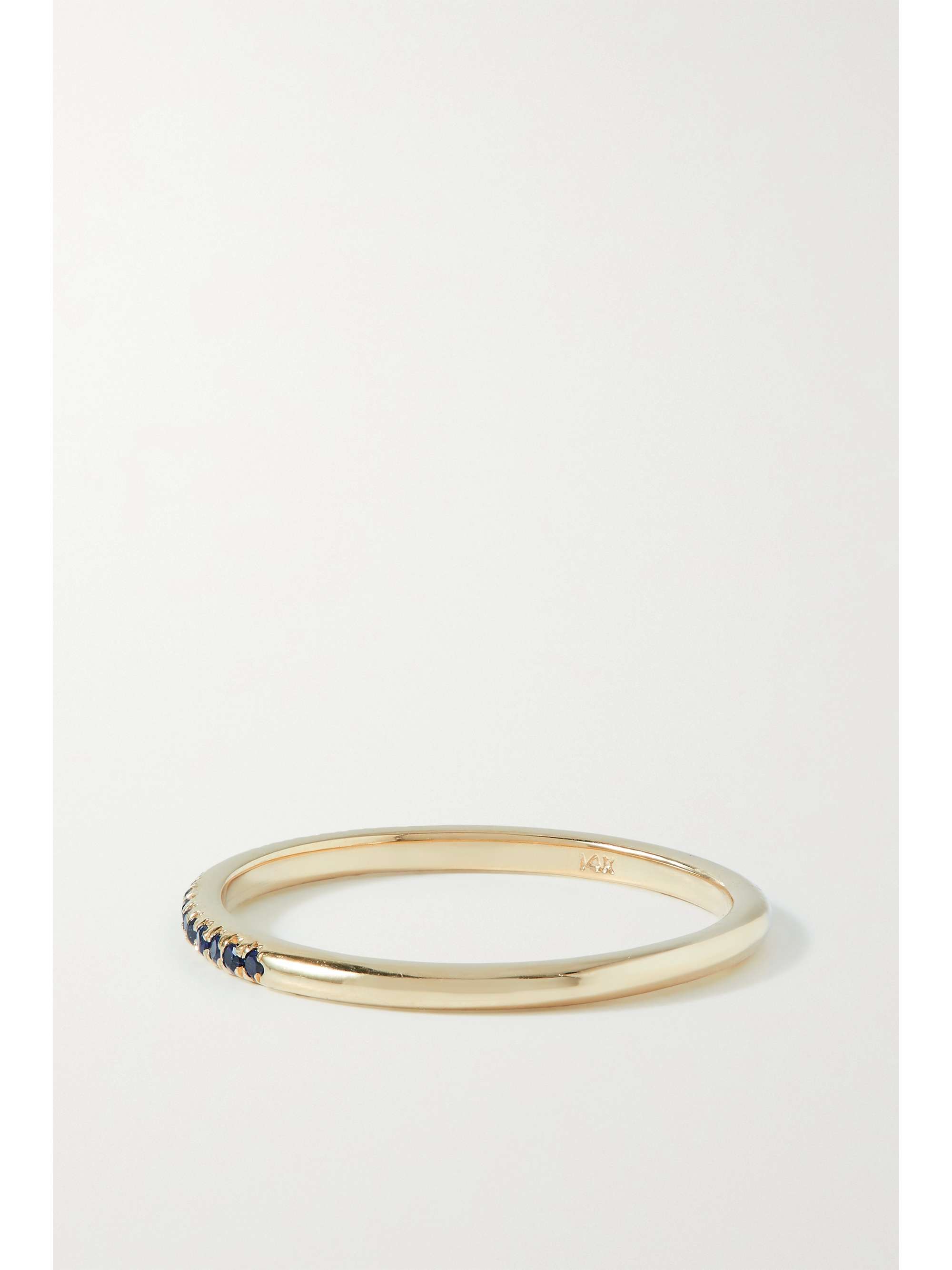 STONE AND STRAND 14-karat gold sapphire ring | NET-A-PORTER