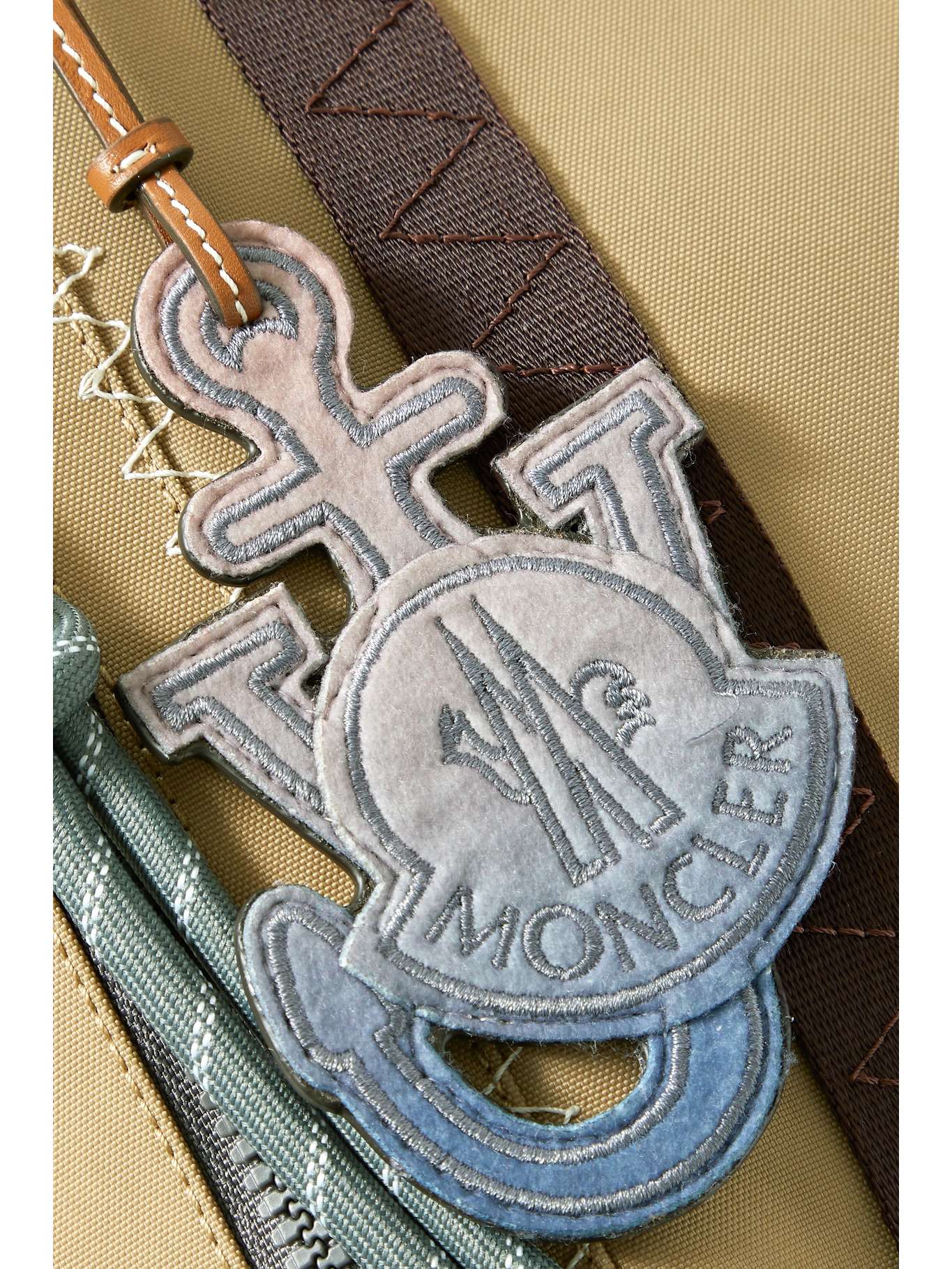 MONCLER GENIUS + 1 JW Anderson grosgrain, PVC and felt-trimmed canvas ...