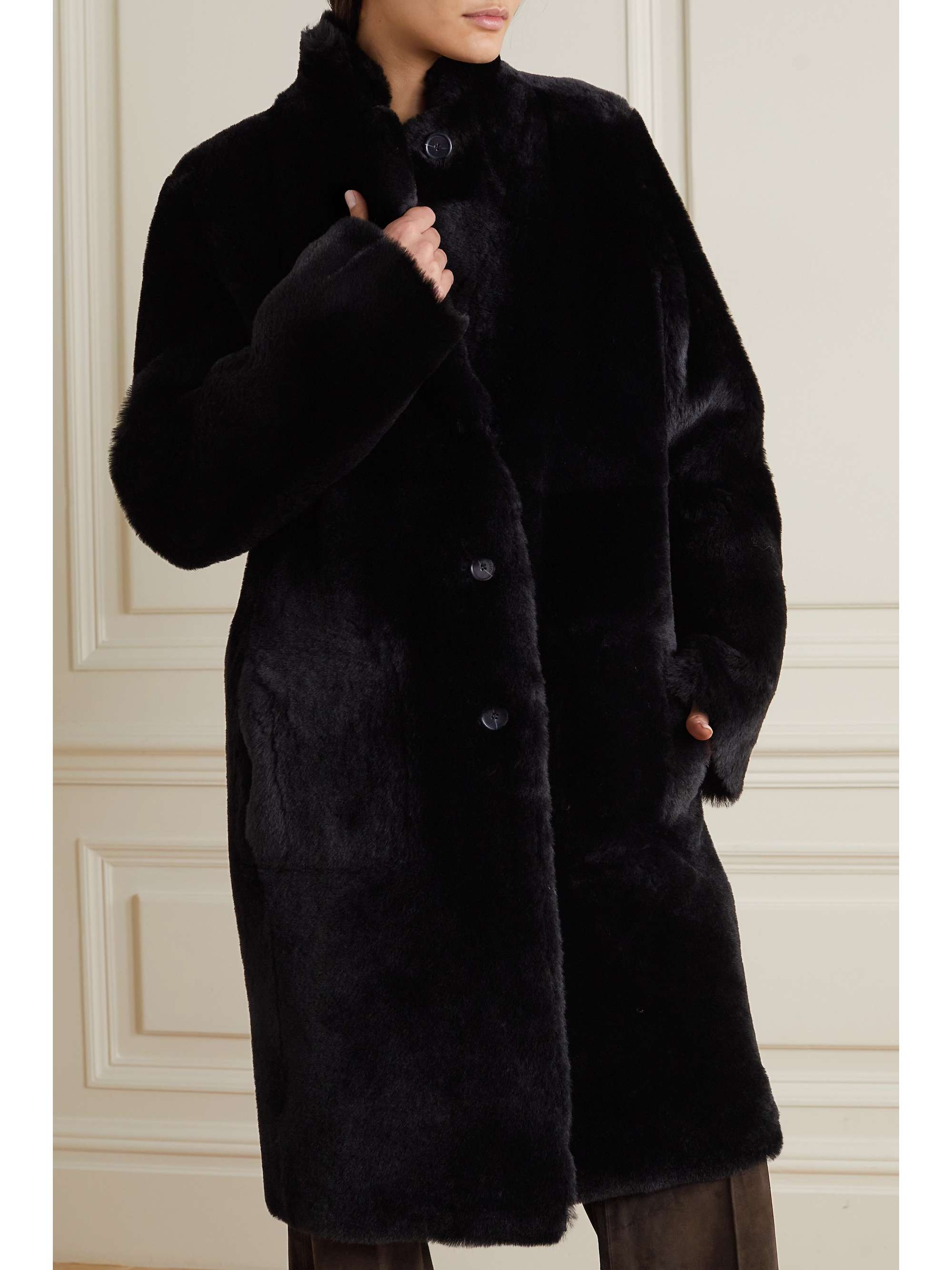 JOSEPH Britanny reversible shearling coat | NET-A-PORTER