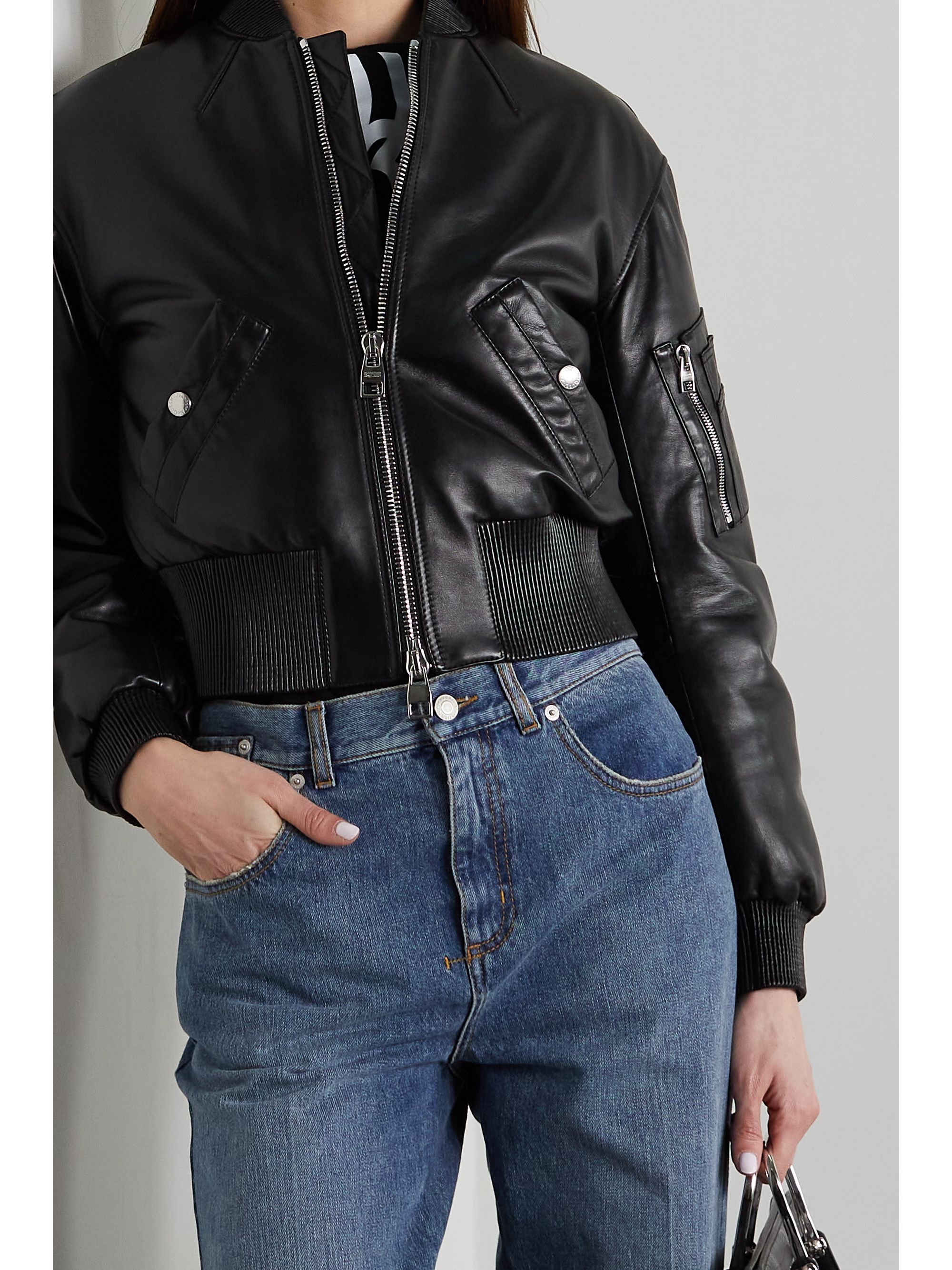 Leather Bomber Jackets For Women
