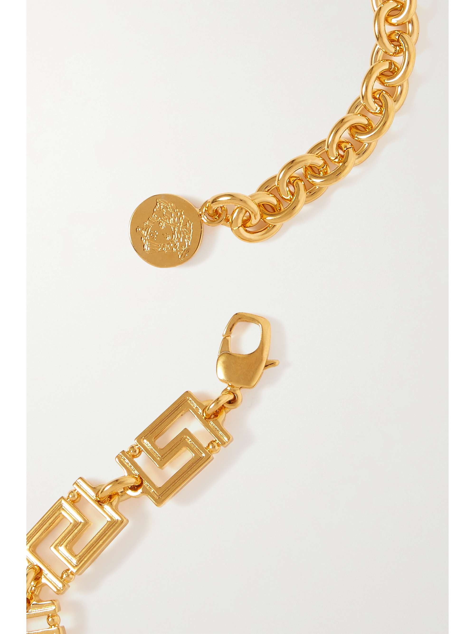 VERSACE Gold-tone necklace | NET-A-PORTER