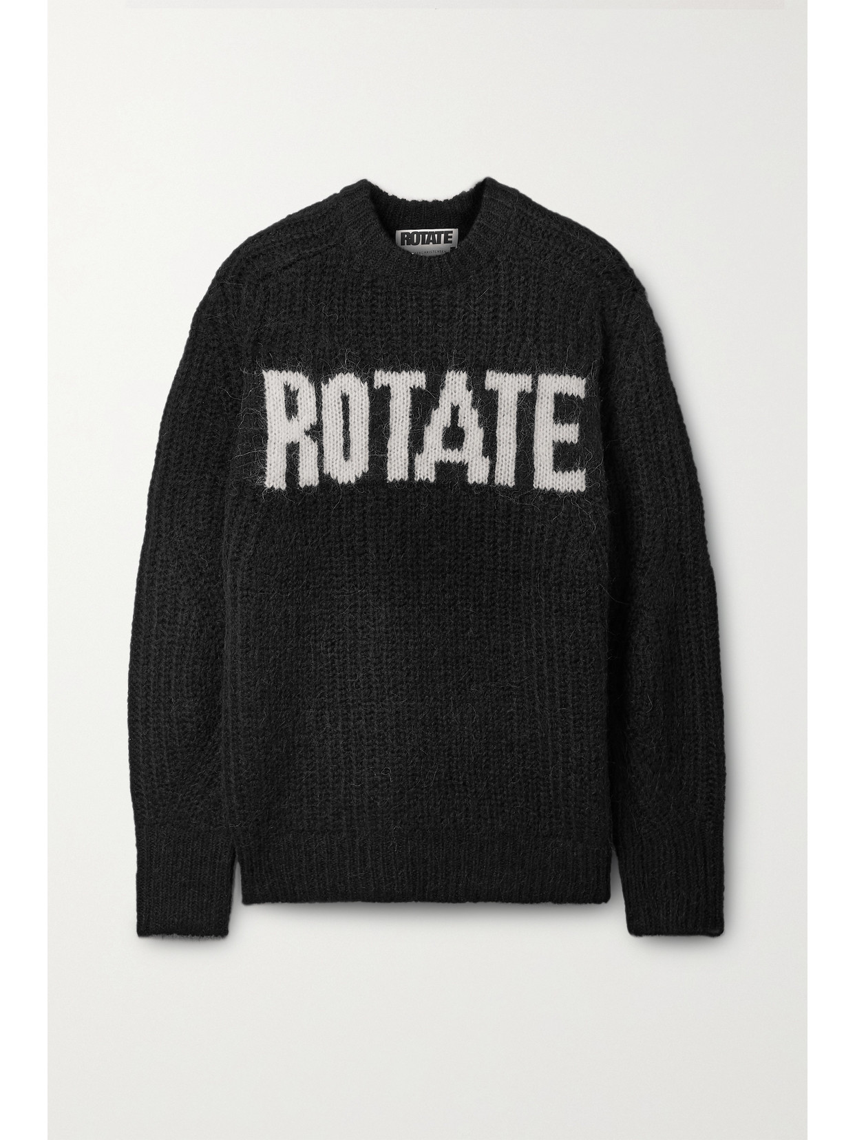 Rotate Birger Christensen Brandy Oversized Jacquard-knit Sweater In ...