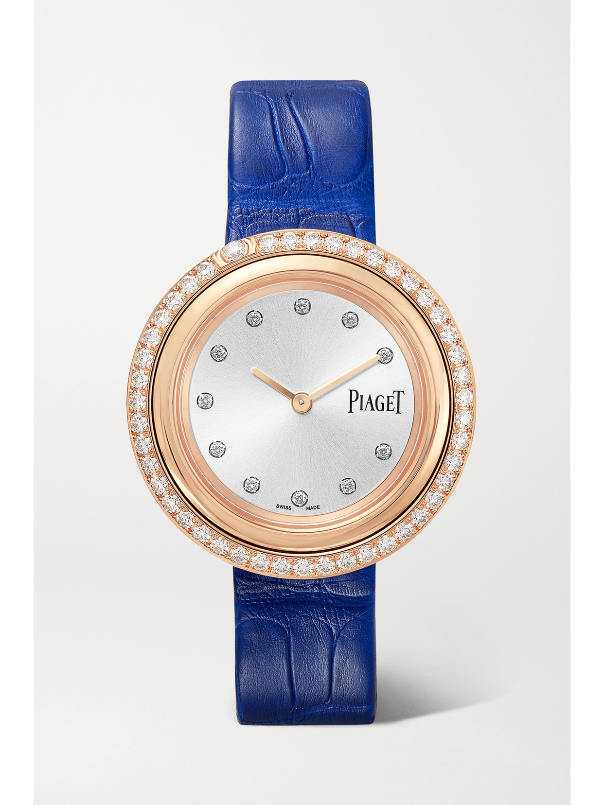 Piaget Possession 34mm 18-karat Rose Gold, Alligator And Diamond Watch ...