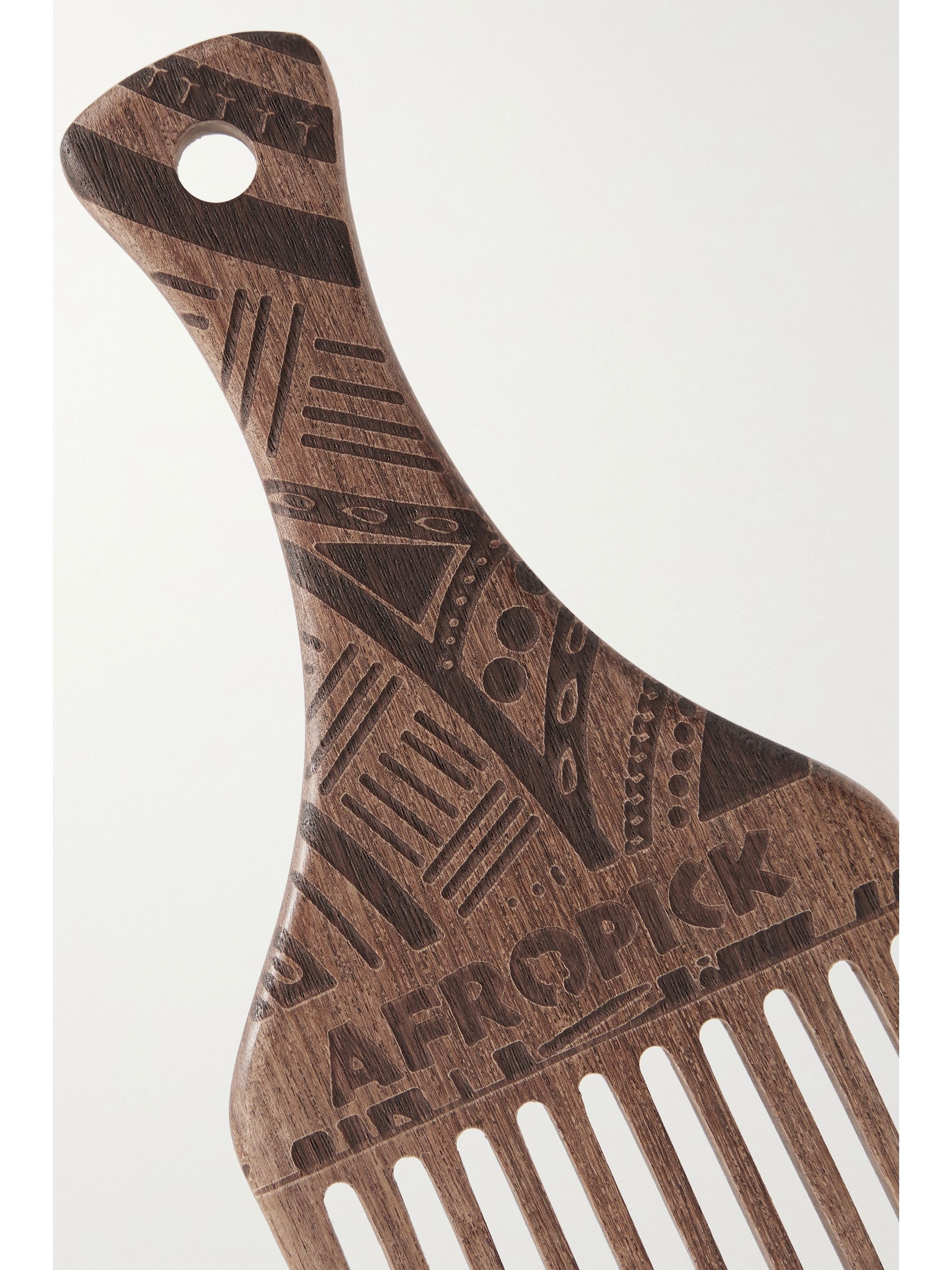 Brown Mixed set of three afro picks | AFROPICK | NET-A-PORTER