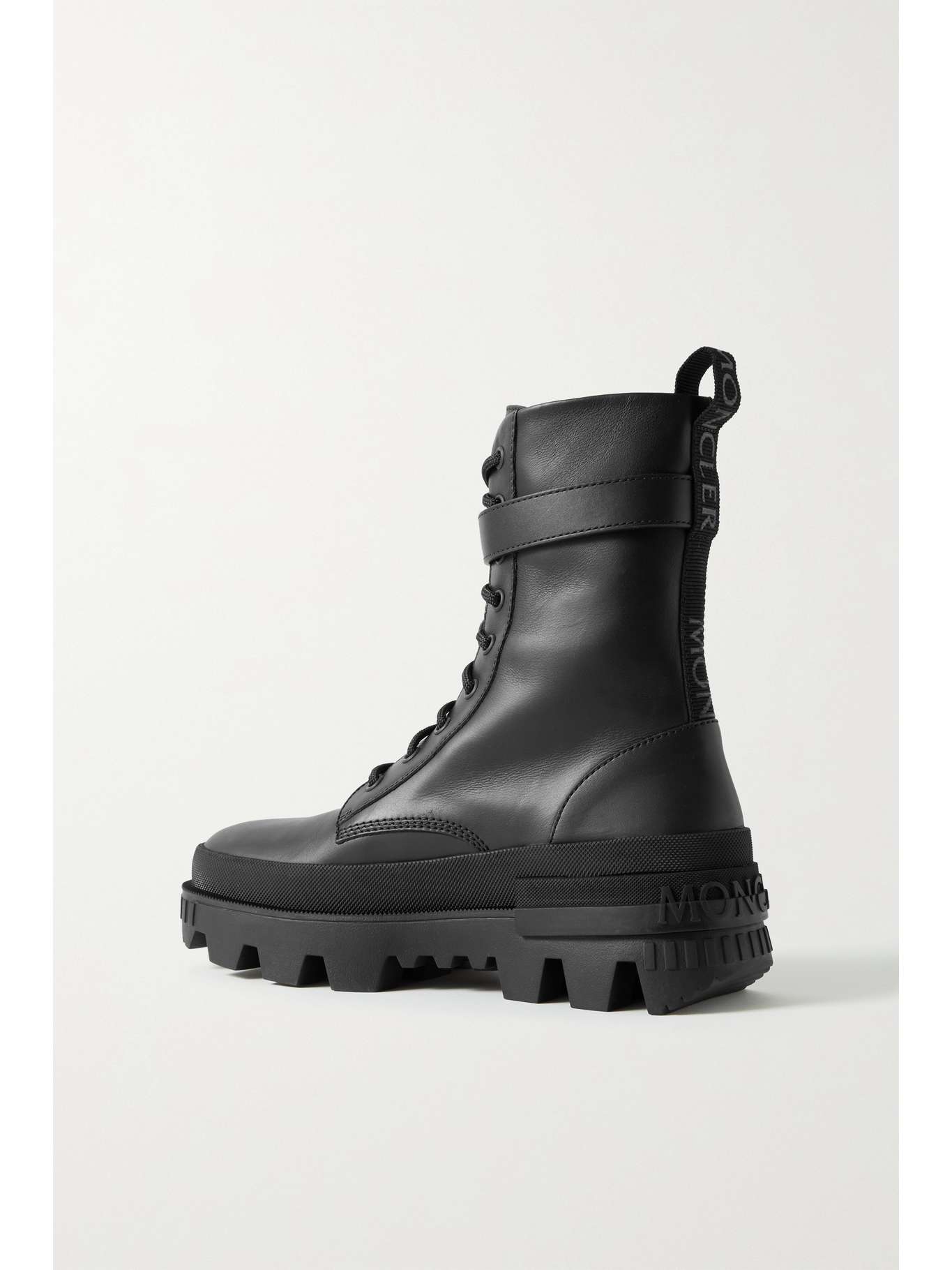 MONCLER Carinne leather ankle boots | NET-A-PORTER
