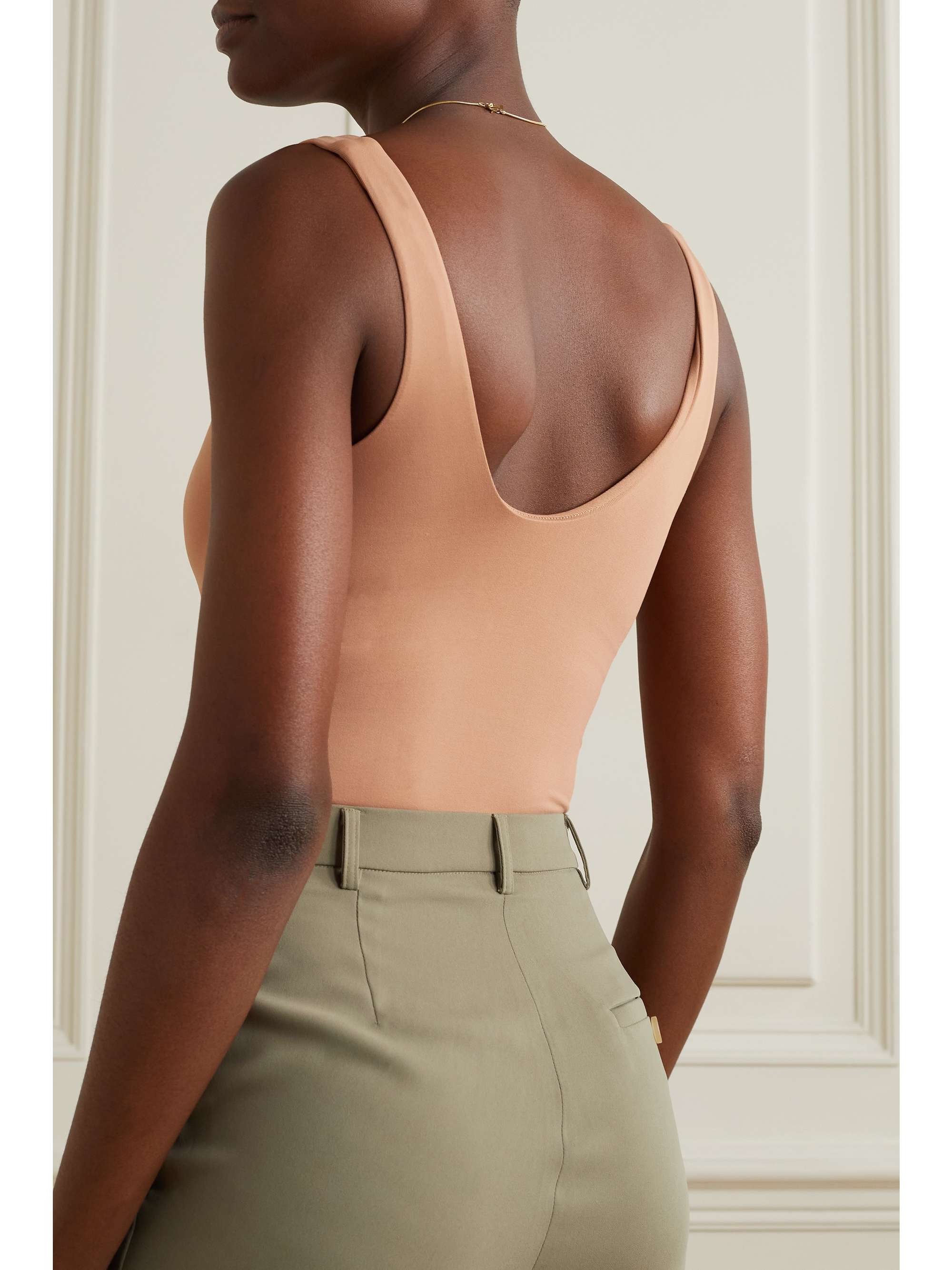 Alix Nyc Mott Stretch Jersey Bodysuit Net A Porter