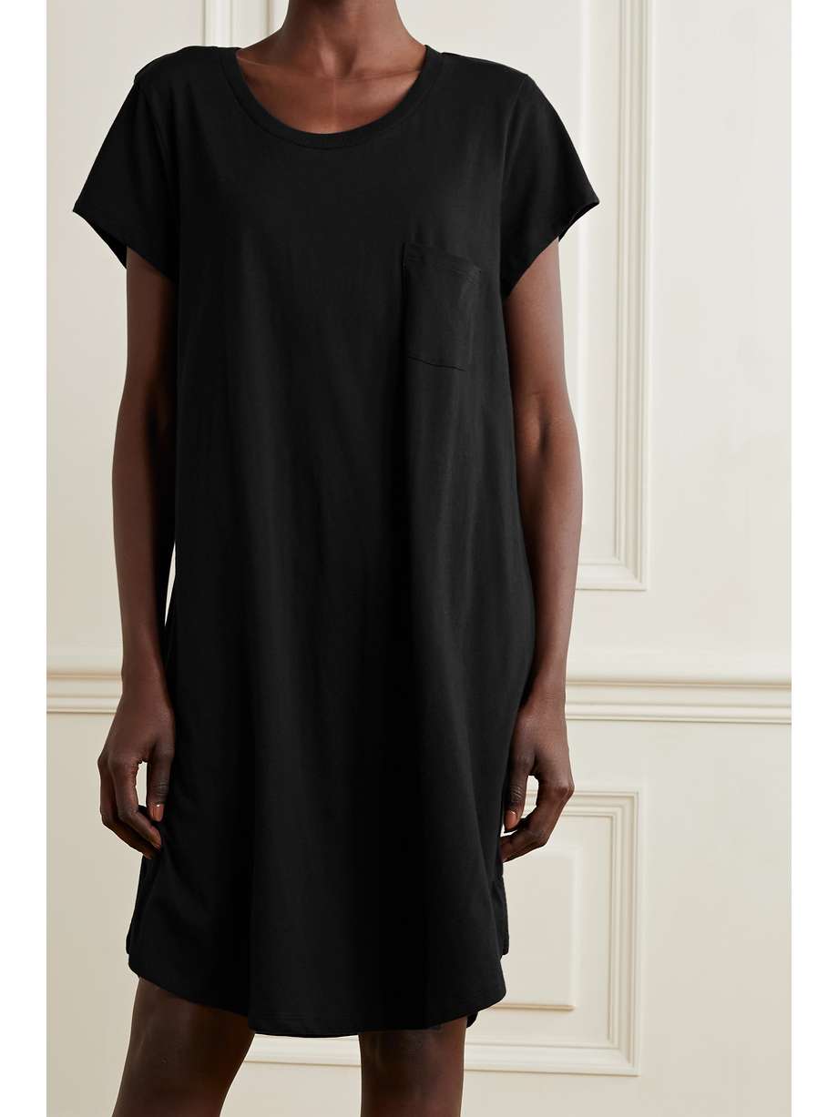 SKIN + NET SUSTAIN Carissa organic Pima cotton-jersey nightdress | NET ...