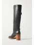 GABRIELA HEARST + NET SUSTAIN Cheech buckled leather knee boots | NET-A ...