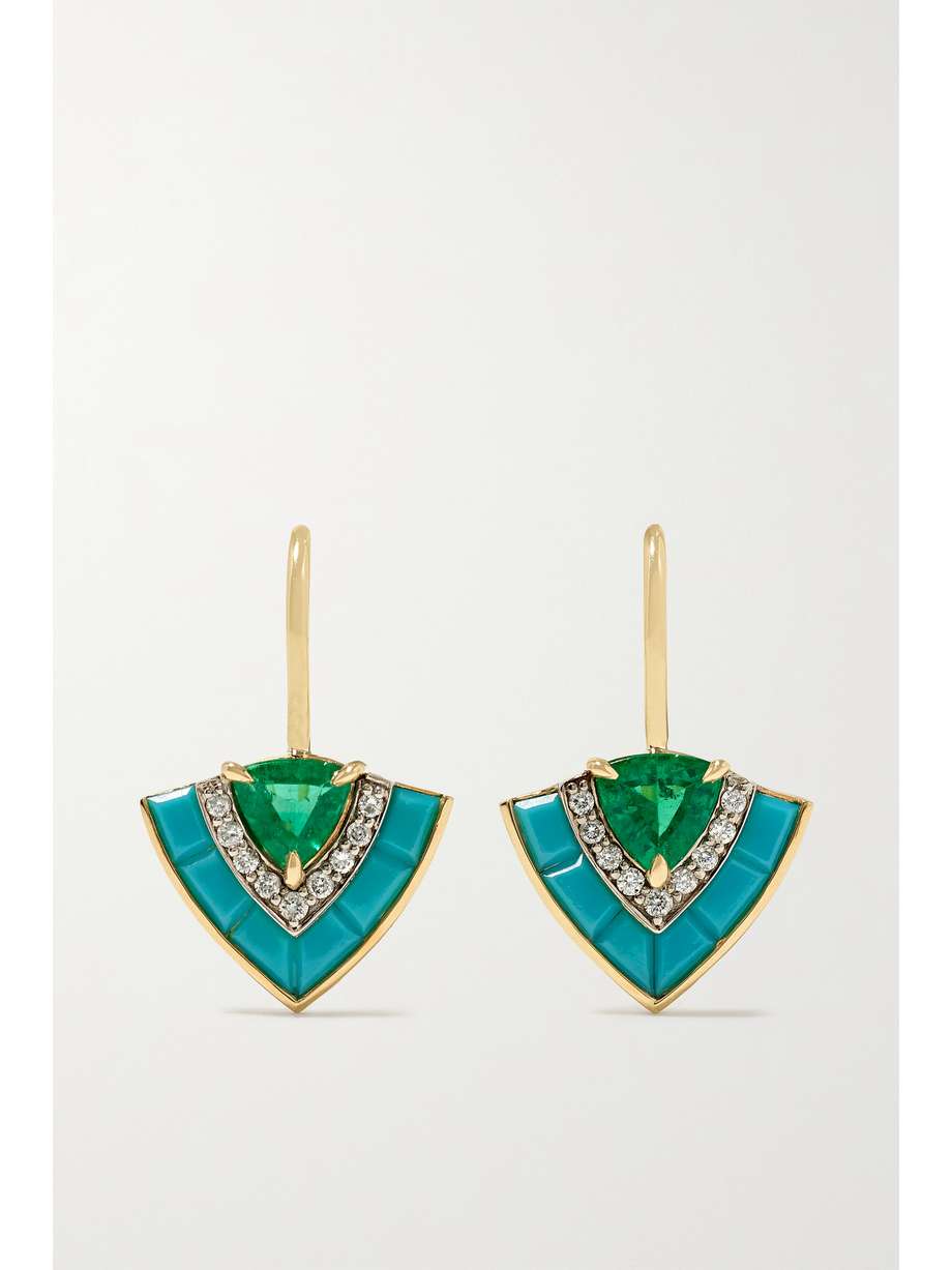 EMILY P. WHEELER + NET SUSTAIN Tiered 18-karat recycled yellow and ...