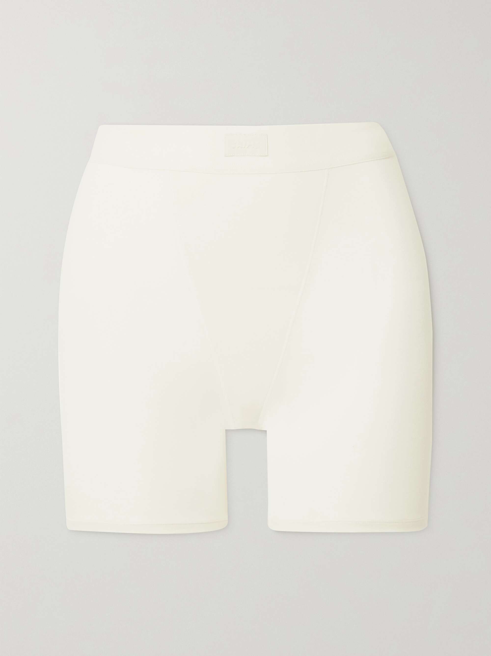 SKIMS Boyfriend stretch-modal and cotton-blend jersey boxer shorts ...