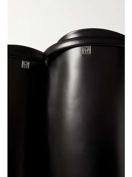 TOTEME + NET SUSTAIN The Riding leather knee boots | NET-A-PORTER