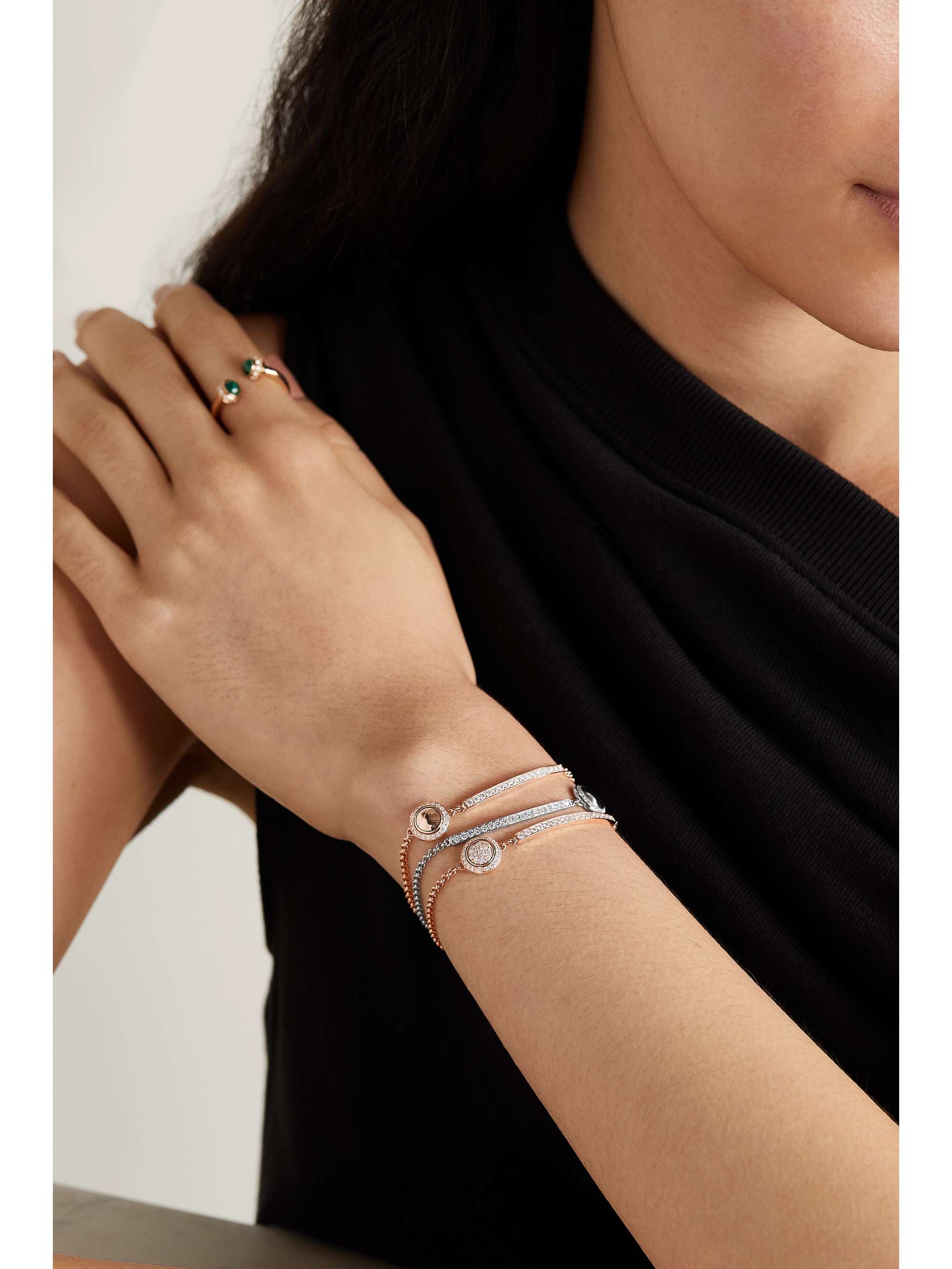 PIAGET Possession 18-karat rose gold diamond bracelet | NET-A-PORTER