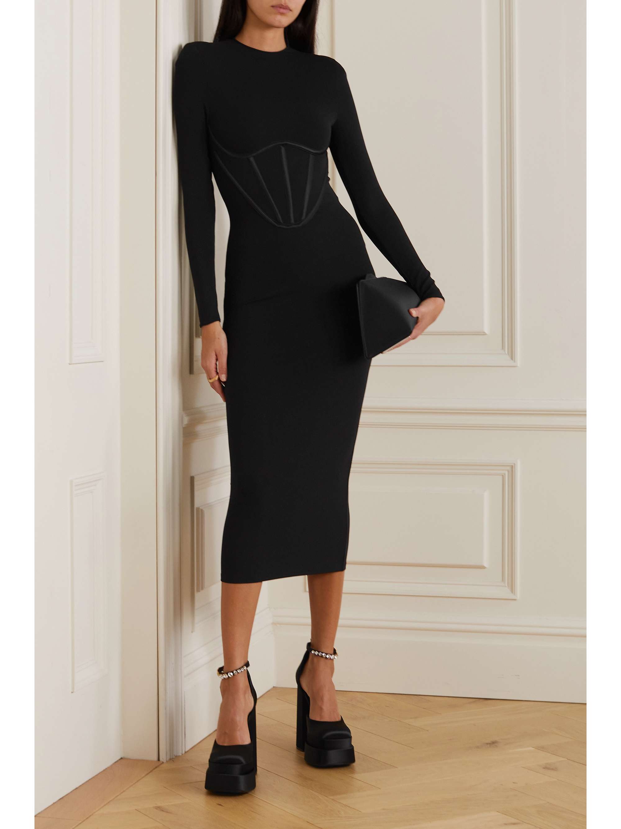 Versace Black Dresses