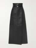 GIVENCHY Belted leather maxi skirt | NET-A-PORTER