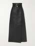 GIVENCHY Belted leather maxi skirt | NET-A-PORTER