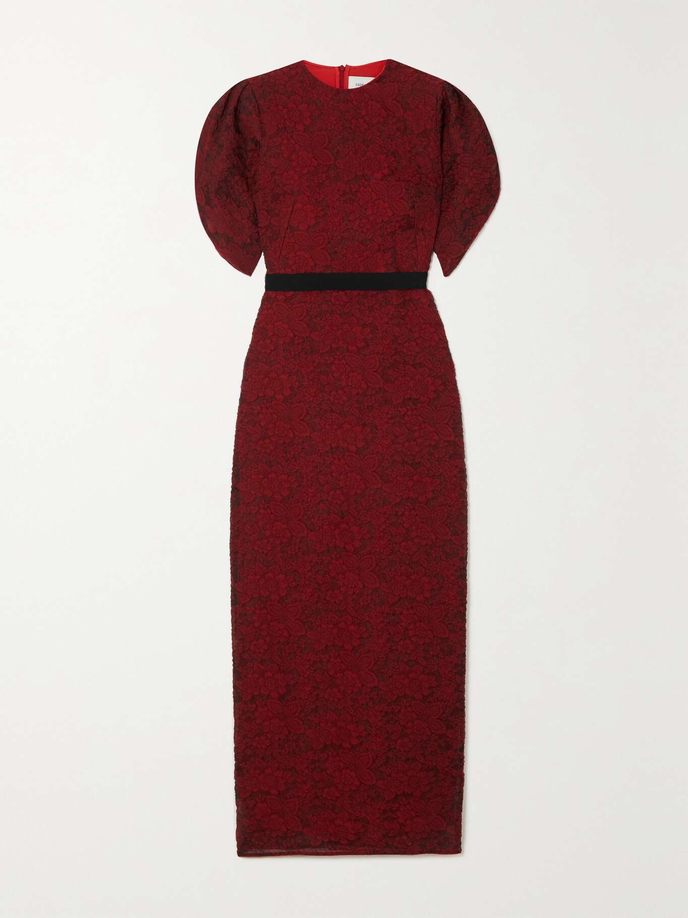 ERDEM Asteria belted organza-cloqué gown | NET-A-PORTER