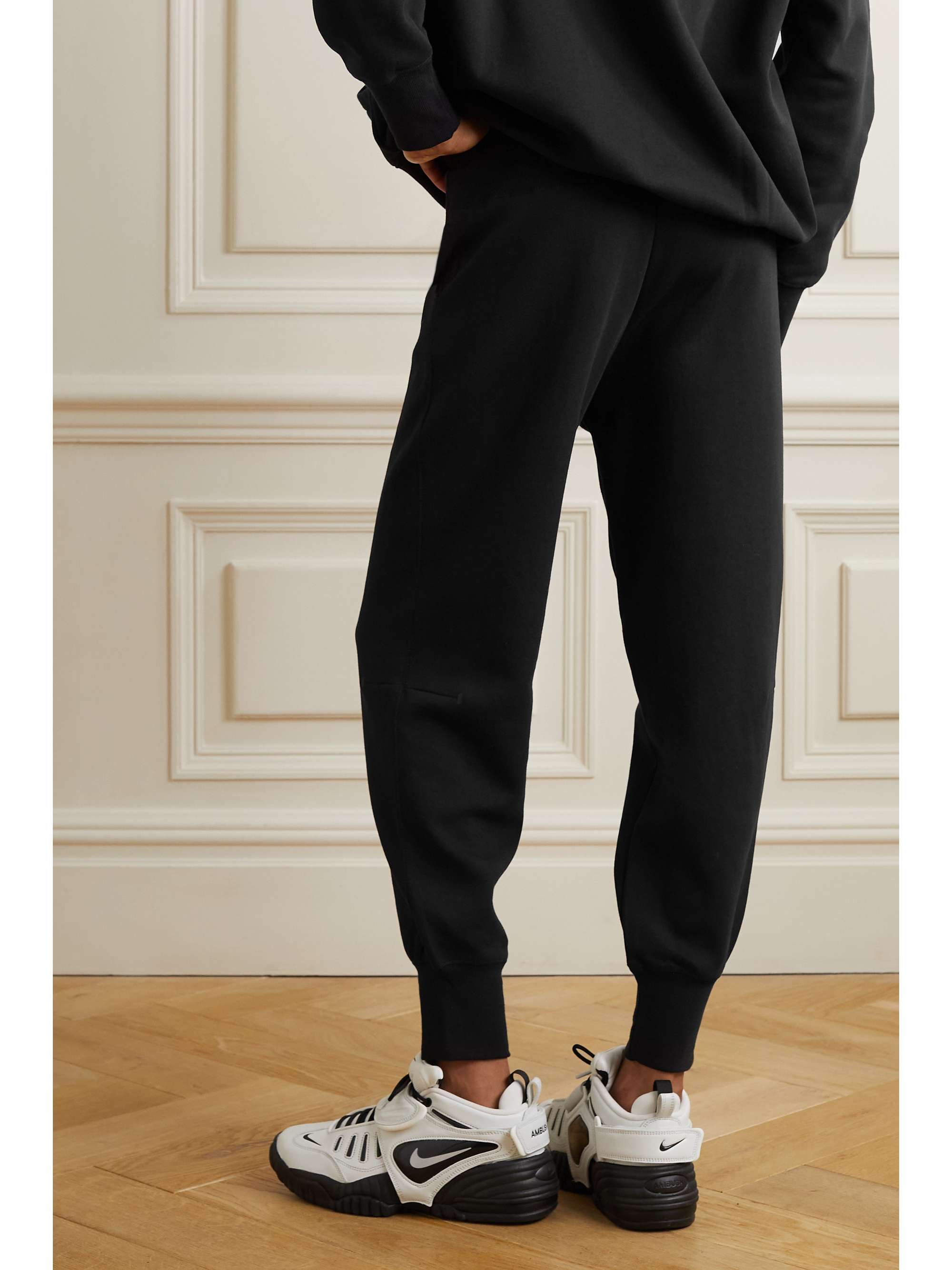 Nike Fleece Lined Cotton Blend Jersey Track Pants Net A Porter