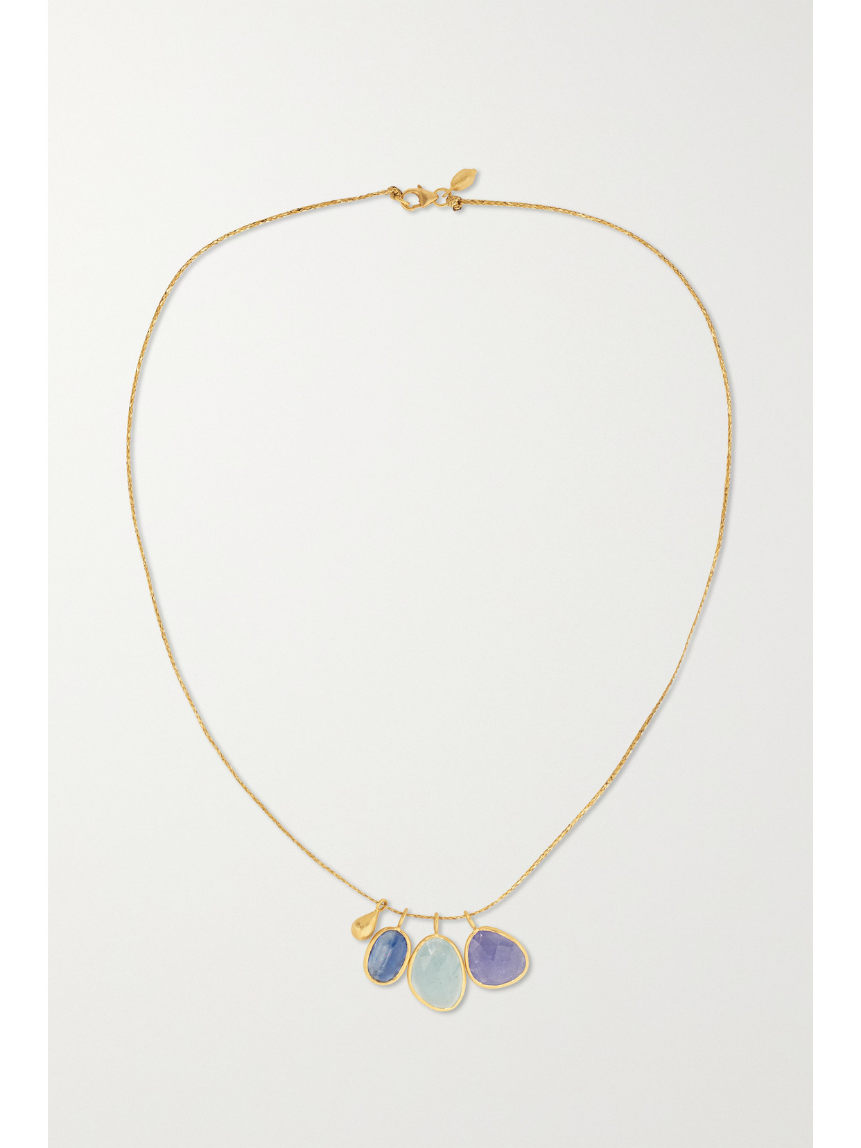 Pippa Small 18-karat Gold Multi-stone Necklace | ModeSens