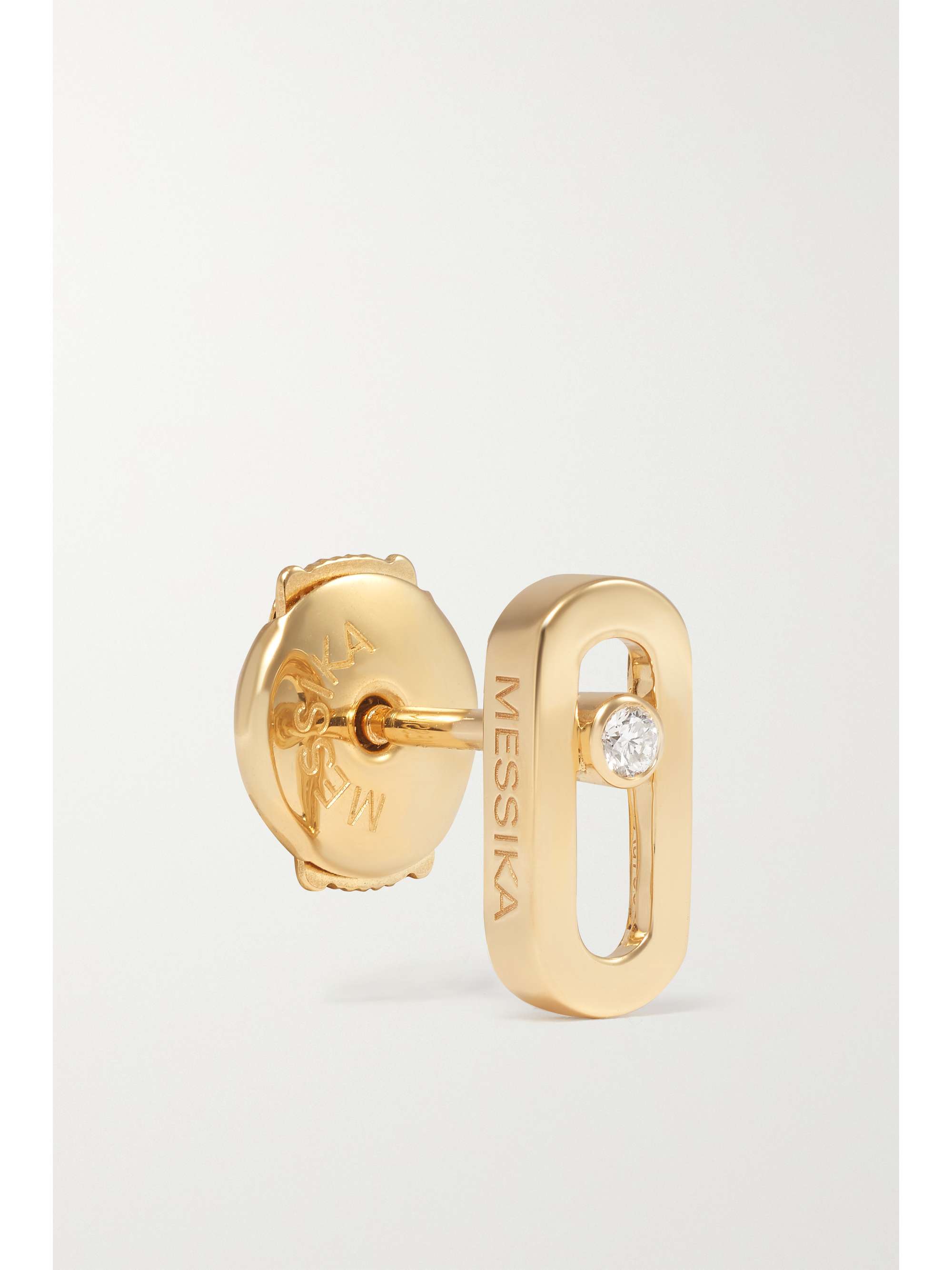 MESSIKA Move Uno 18-karat gold diamond earrings | NET-A-PORTER