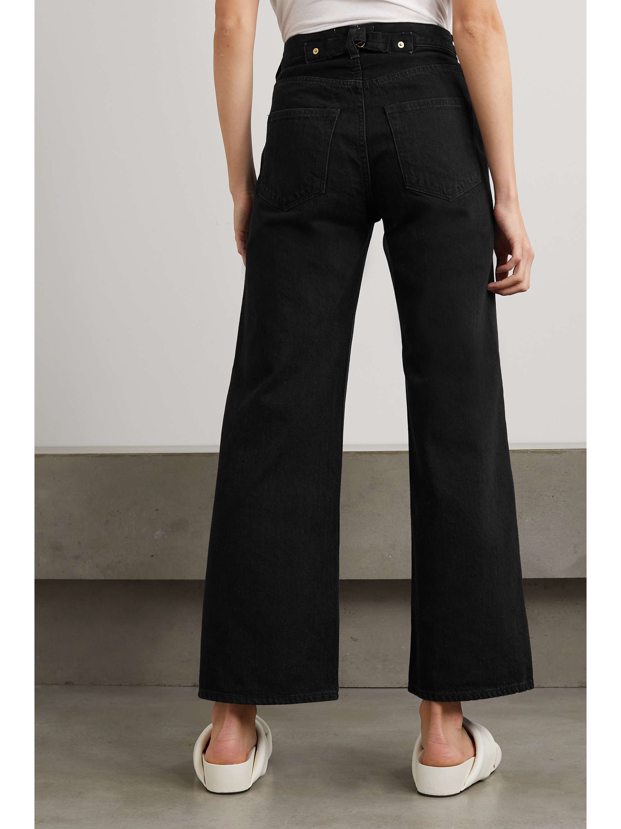 TU ES MON TRESOR The Amber cropped high-rise wide-leg jeans | NET-A-PORTER