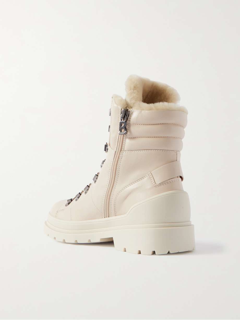BOGNER St. Moritz 9 shearling-lined leather ankle boots | NET-A-PORTER
