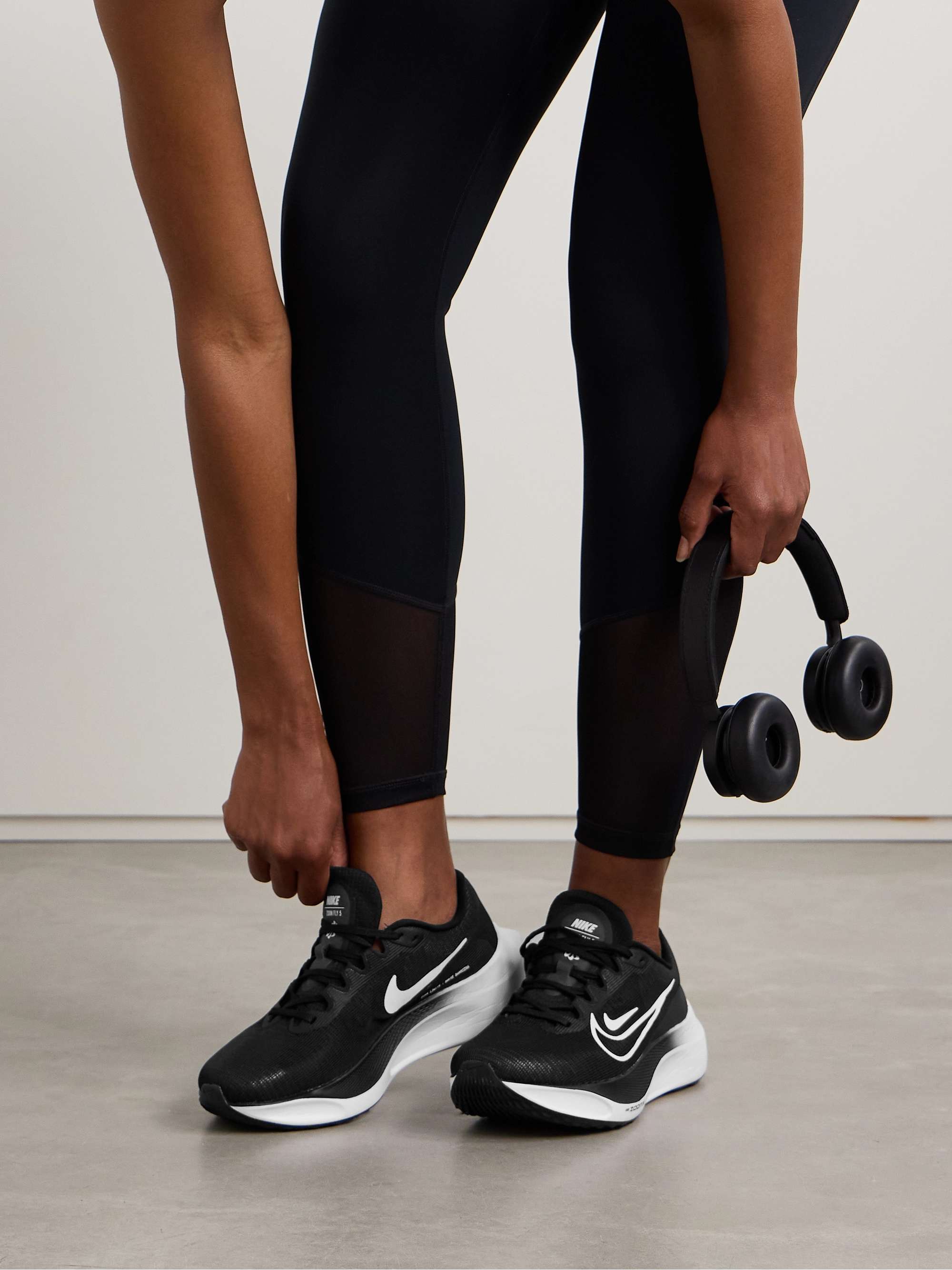 NIKE Zoom Fly 5 rubber-trimmed mesh sneakers | NET-A-PORTER