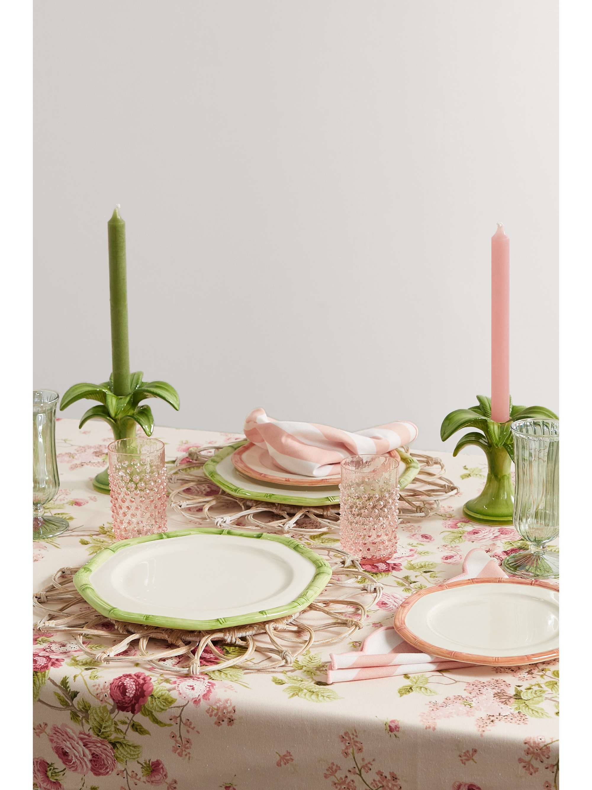 Pink Tablescape set | MRS. ALICE | NET-A-PORTER