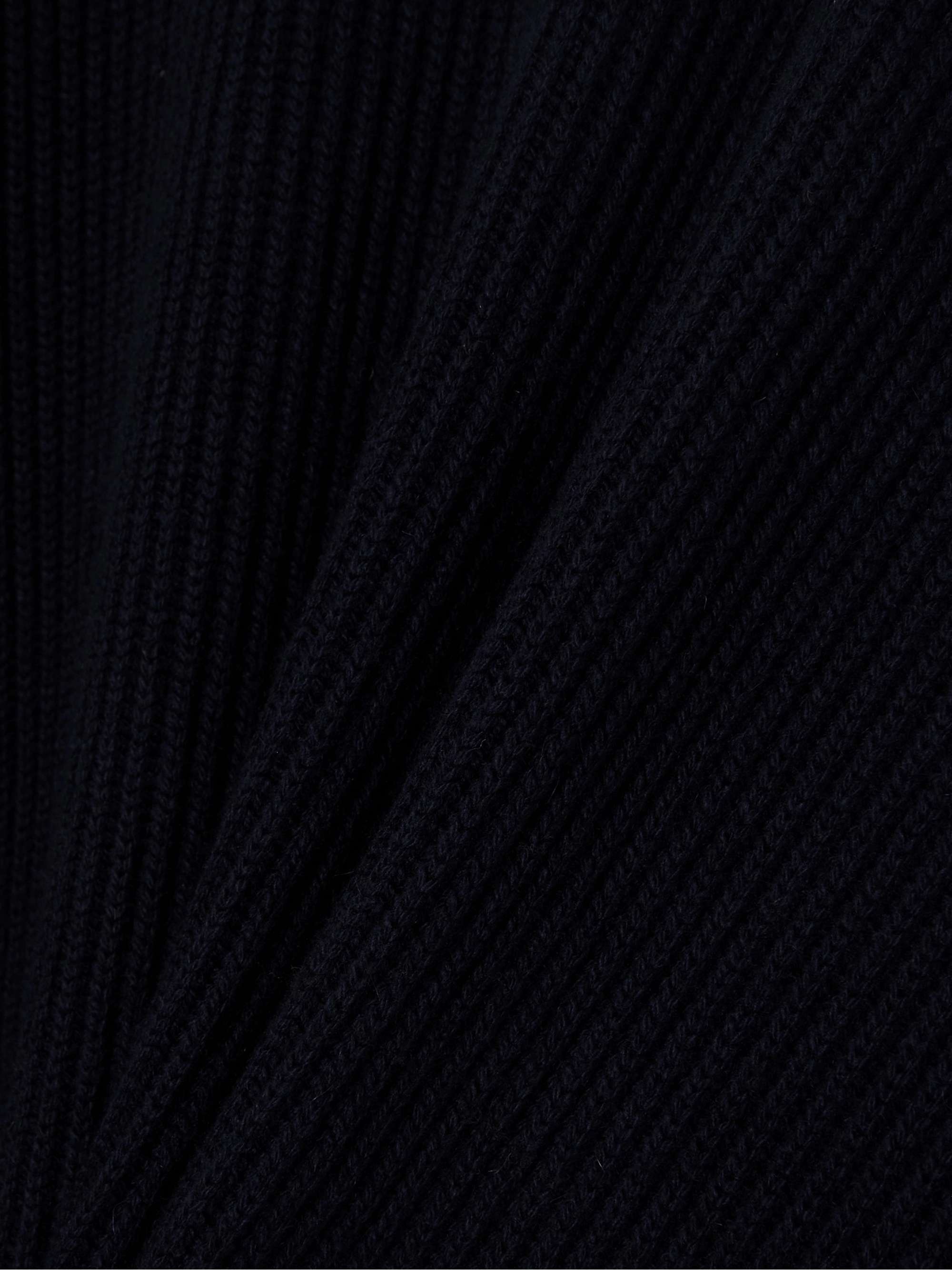 THE ROW Roman ribbed cashmere poncho | NET-A-PORTER