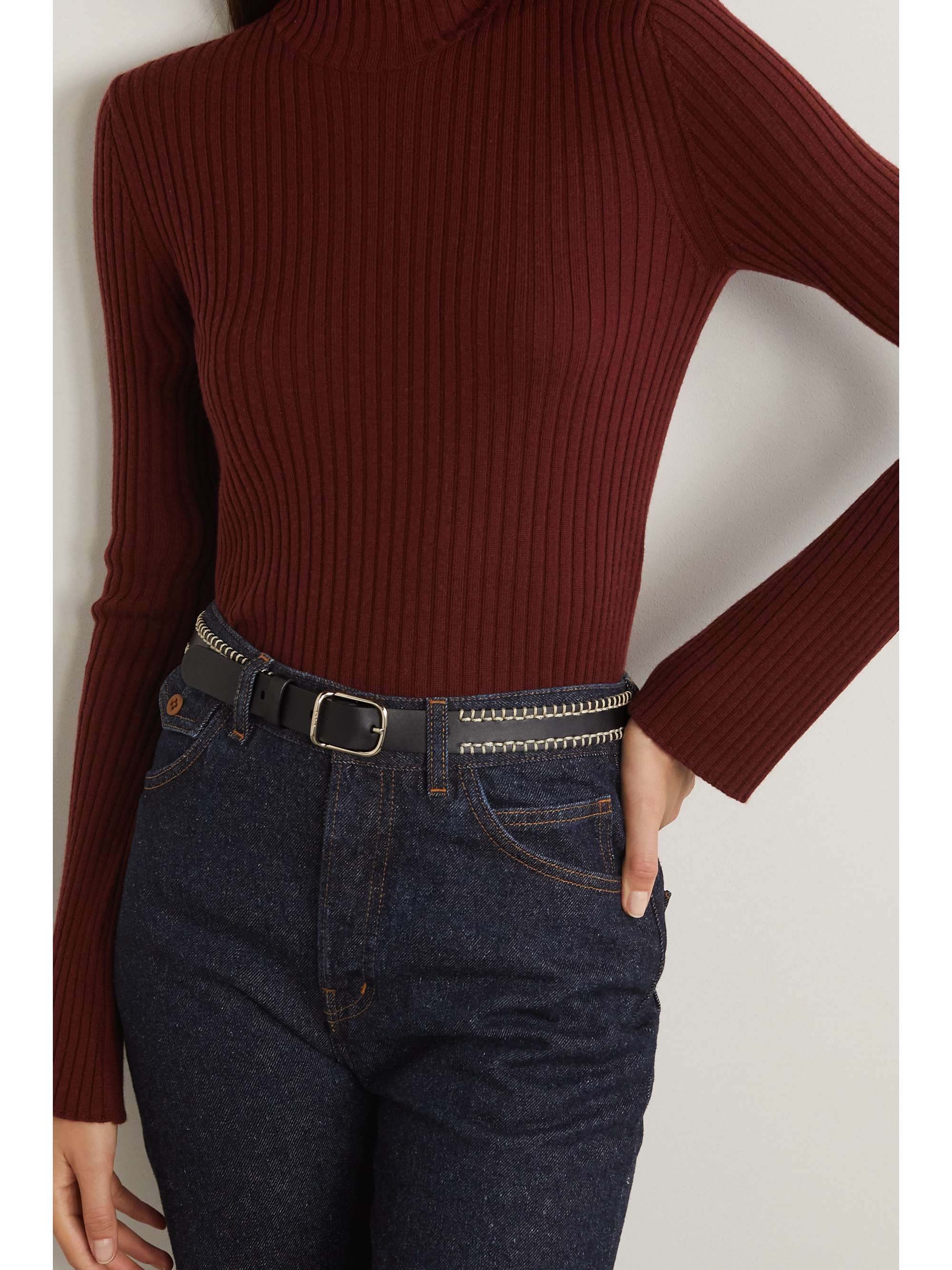 CHLOÉ Louela embroidered leather belt | NET-A-PORTER