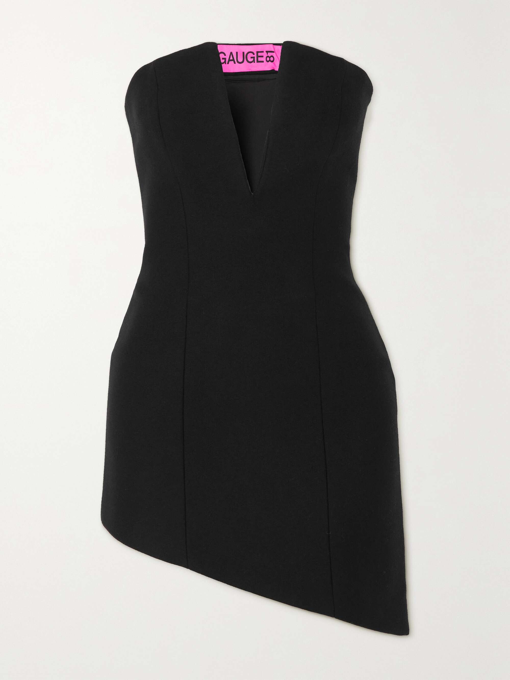 Never Pay Full Price for Asan Strapless Wool-blend Crepe Mini Dress