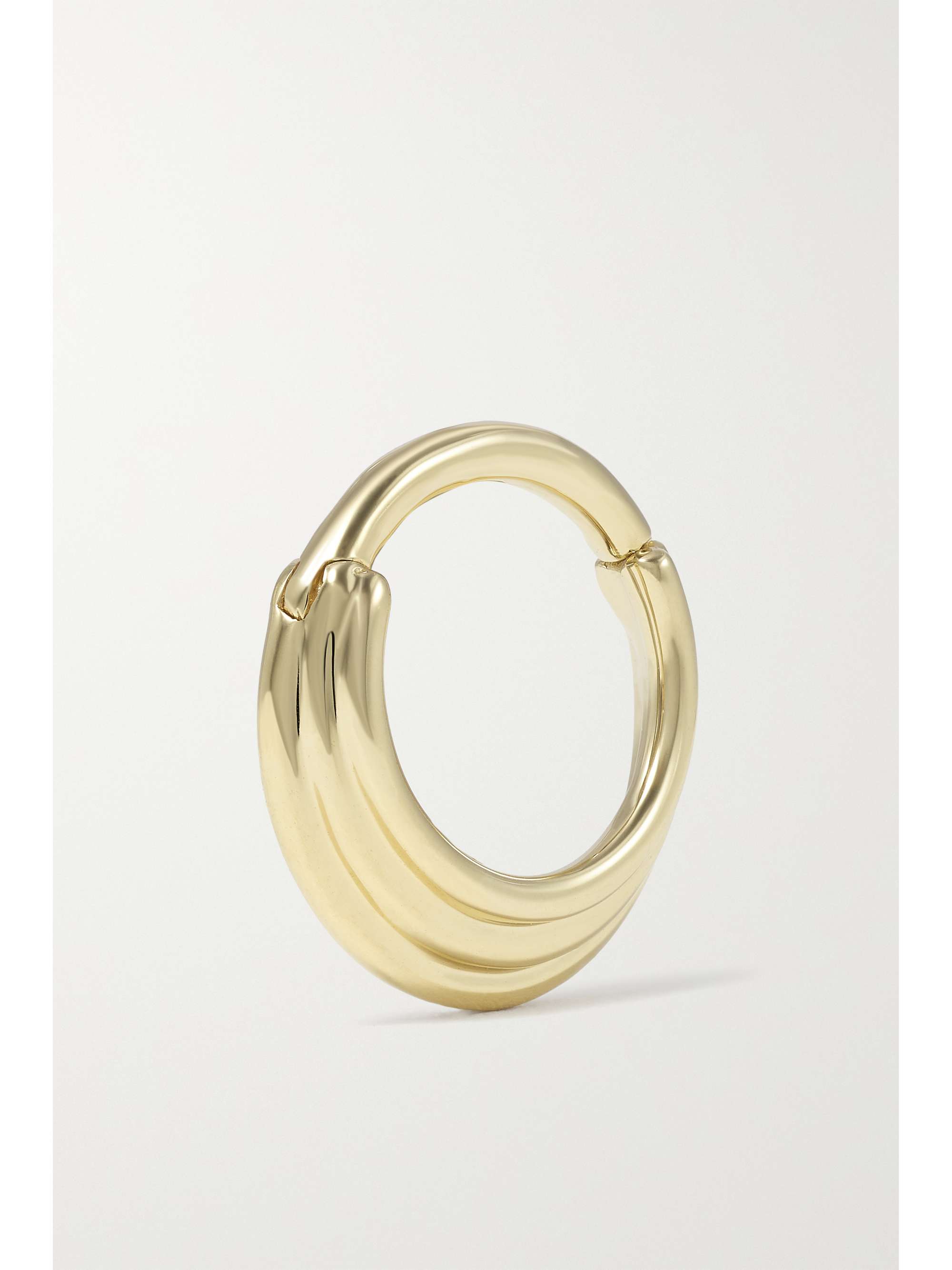 MARIA TASH Hiranya 8mm 14-karat gold single hoop earring | NET-A-PORTER
