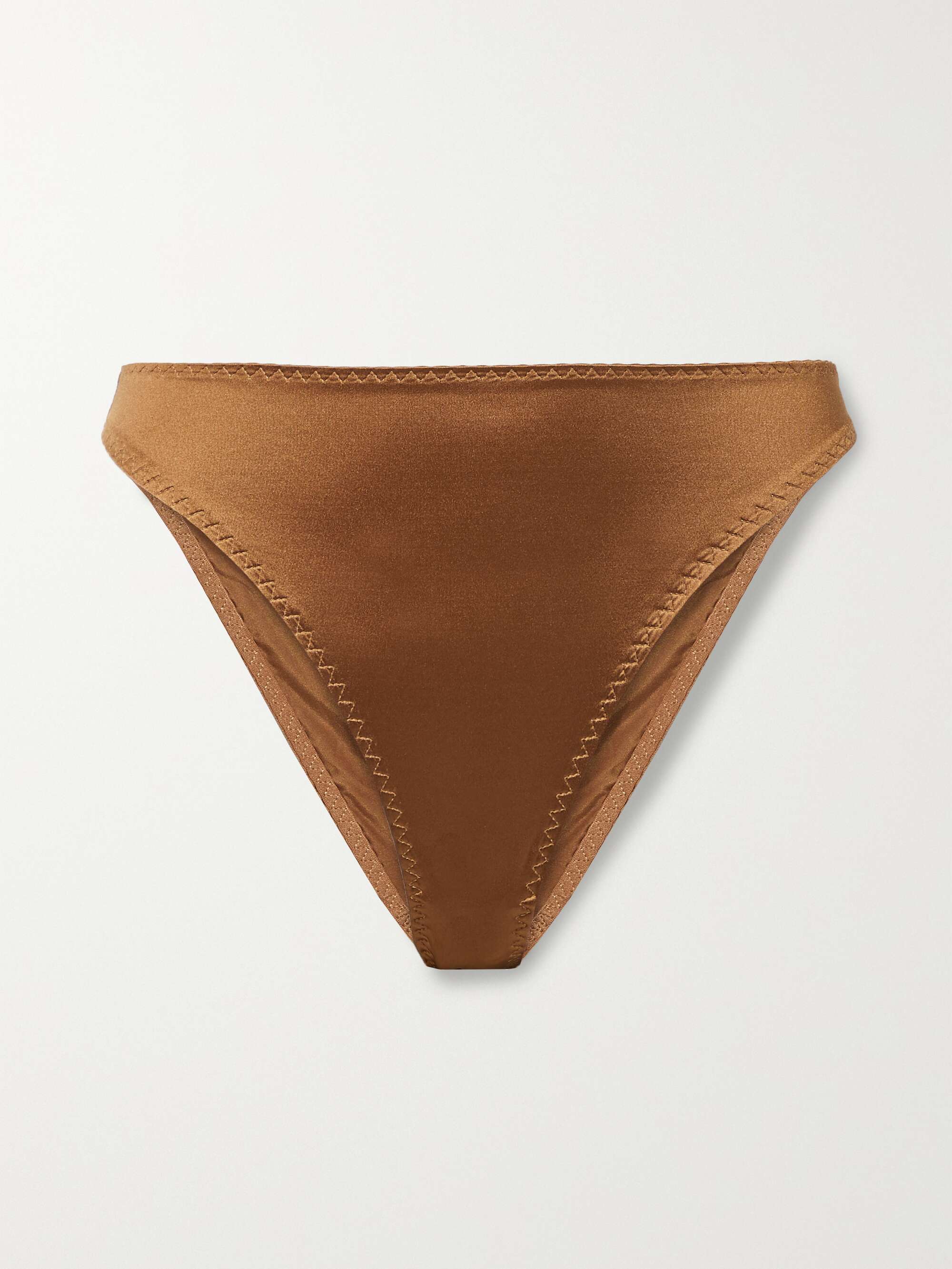 Satin High Cut Briefs