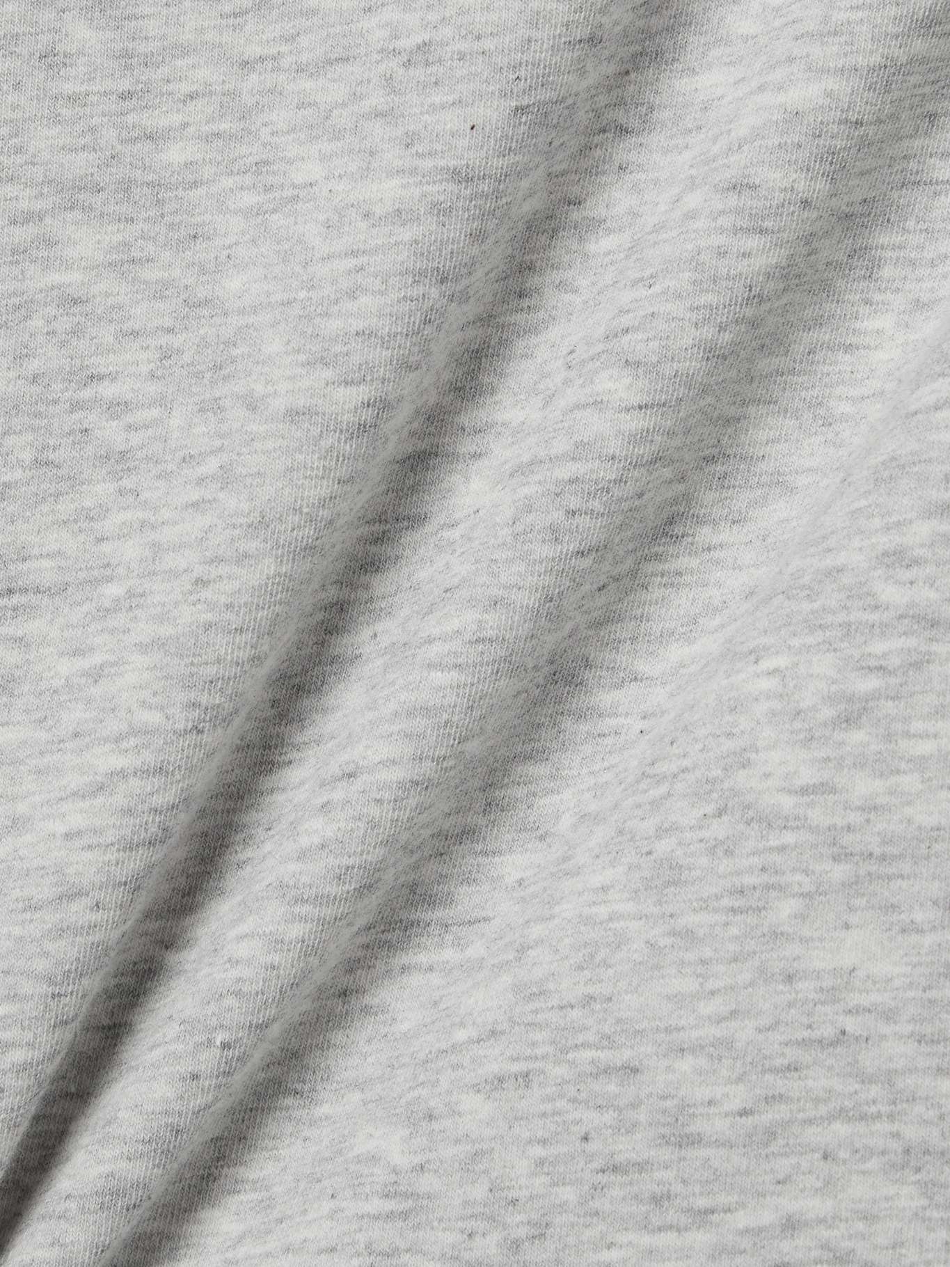 SKIMS Stretch-cotton jersey top - Light Heather Gray | NET-A-PORTER