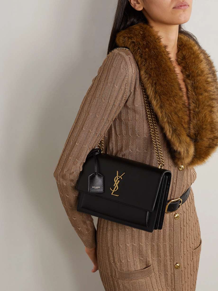 SAINT LAURENT Sunset medium leather shoulder bag | NET-A-PORTER