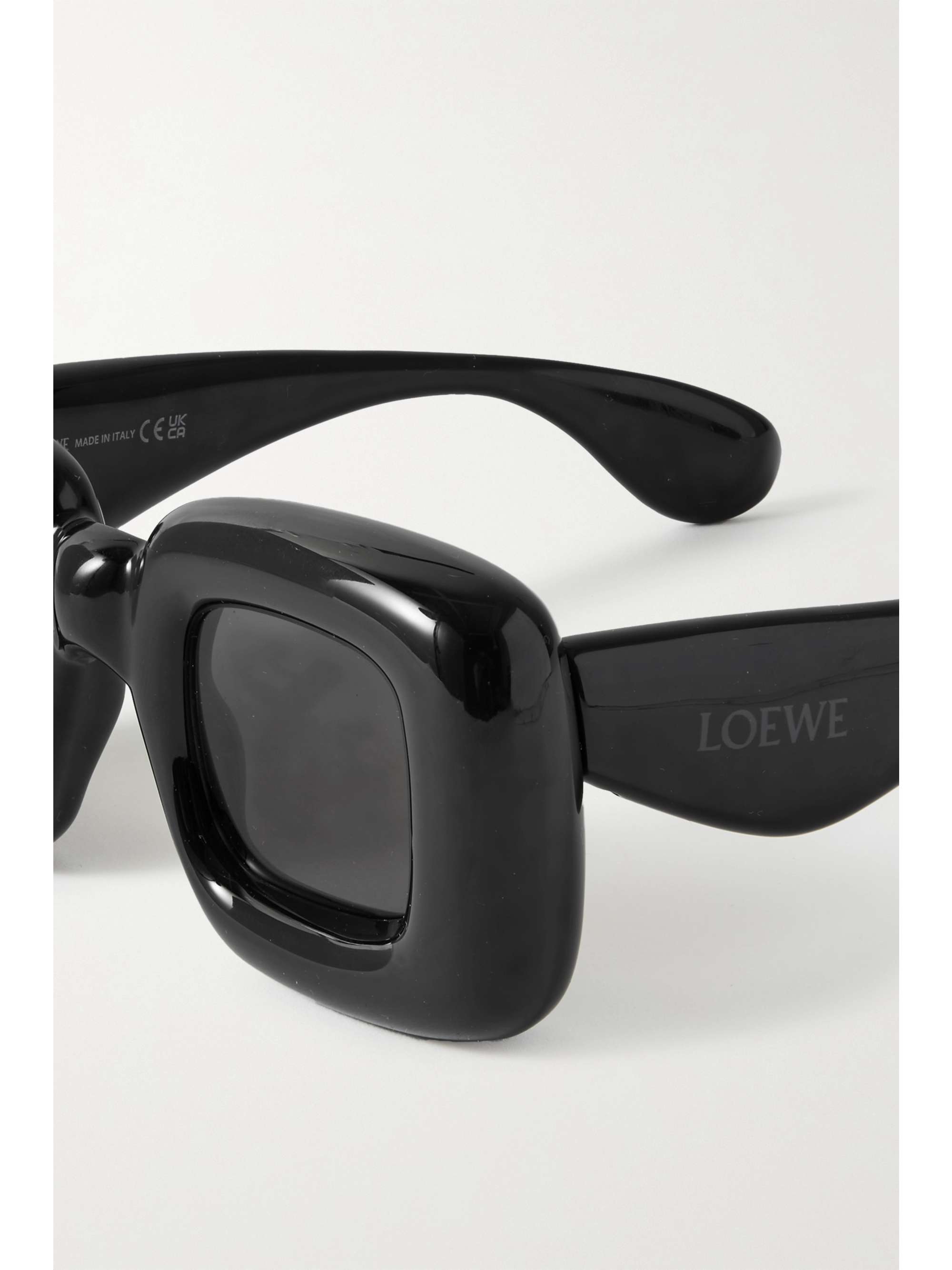 LOEWE EYEWEAR Inflated oversized square-frame acetate sunglasses | NET ...