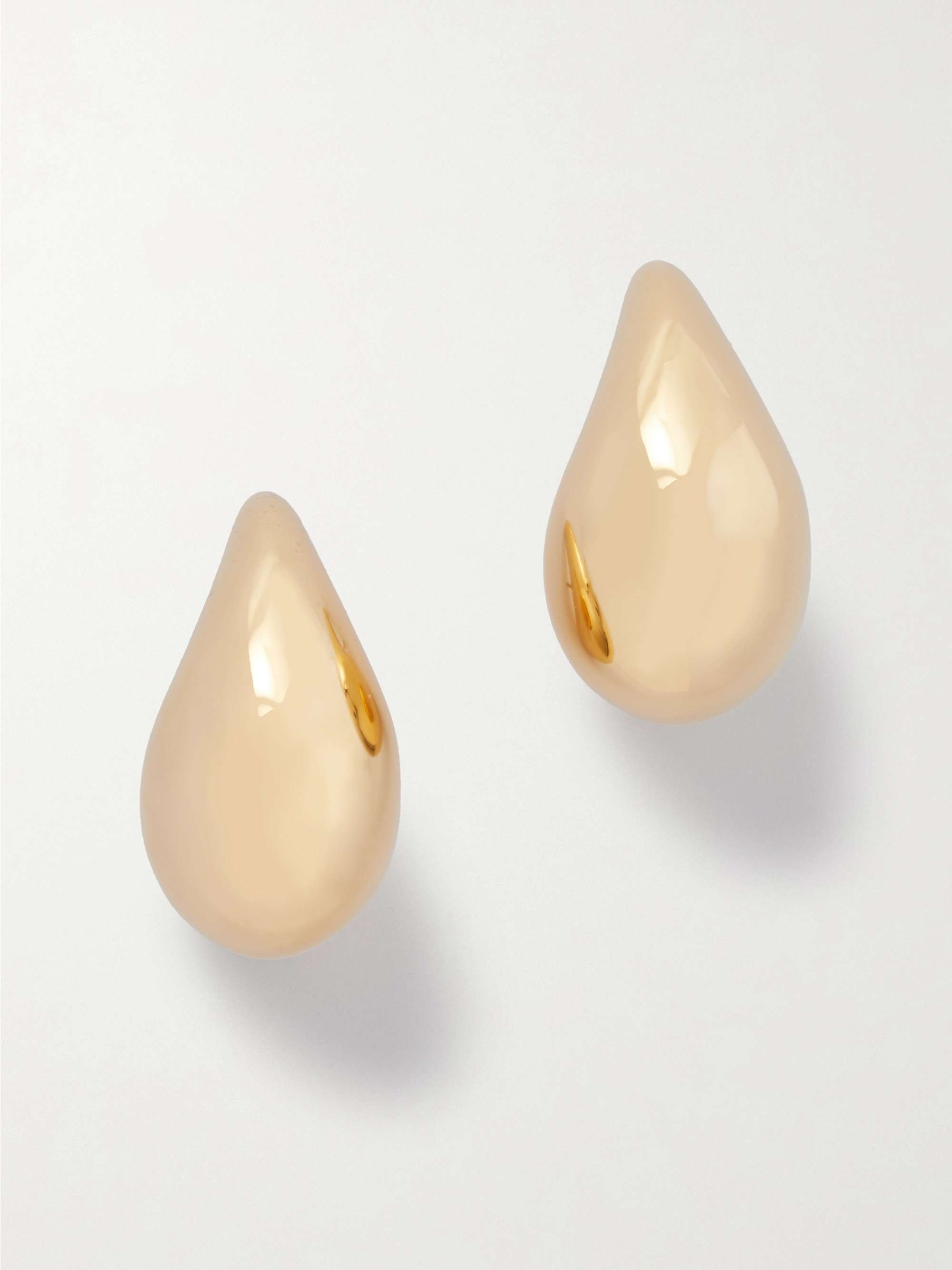 BOTTEGA VENETA Gold-plated earrings | NET-A-PORTER