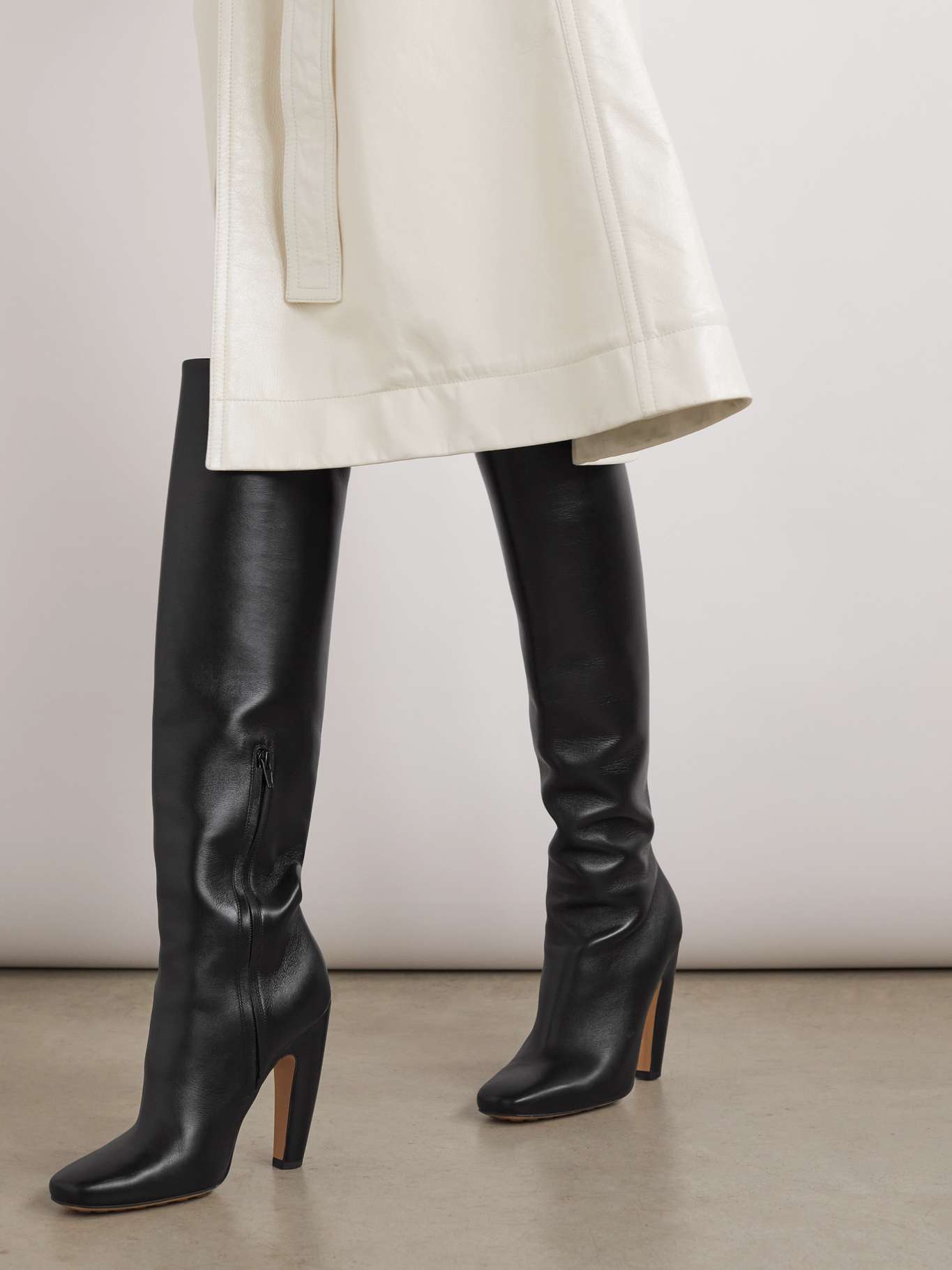 BOTTEGA VENETA Veneta leather knee boots | NET-A-PORTER