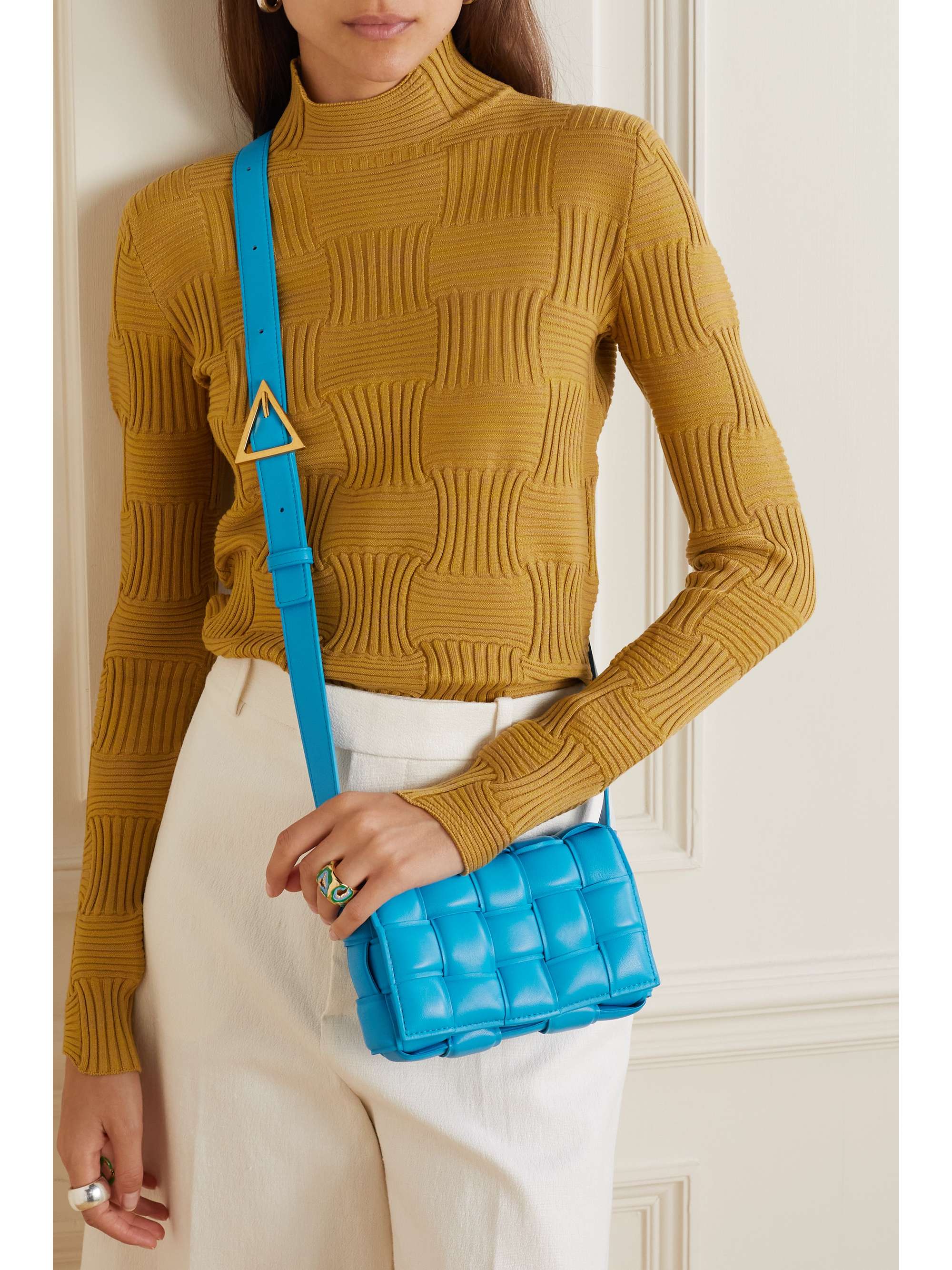 BOTTEGA VENETA Cassette small padded intrecciato leather shoulder bag ...