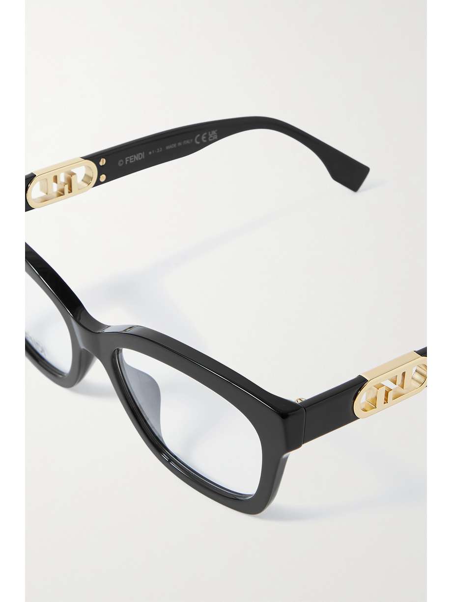 FENDI EYEWEAR O'Lock D-frame acetate optical glasses | NET-A-PORTER