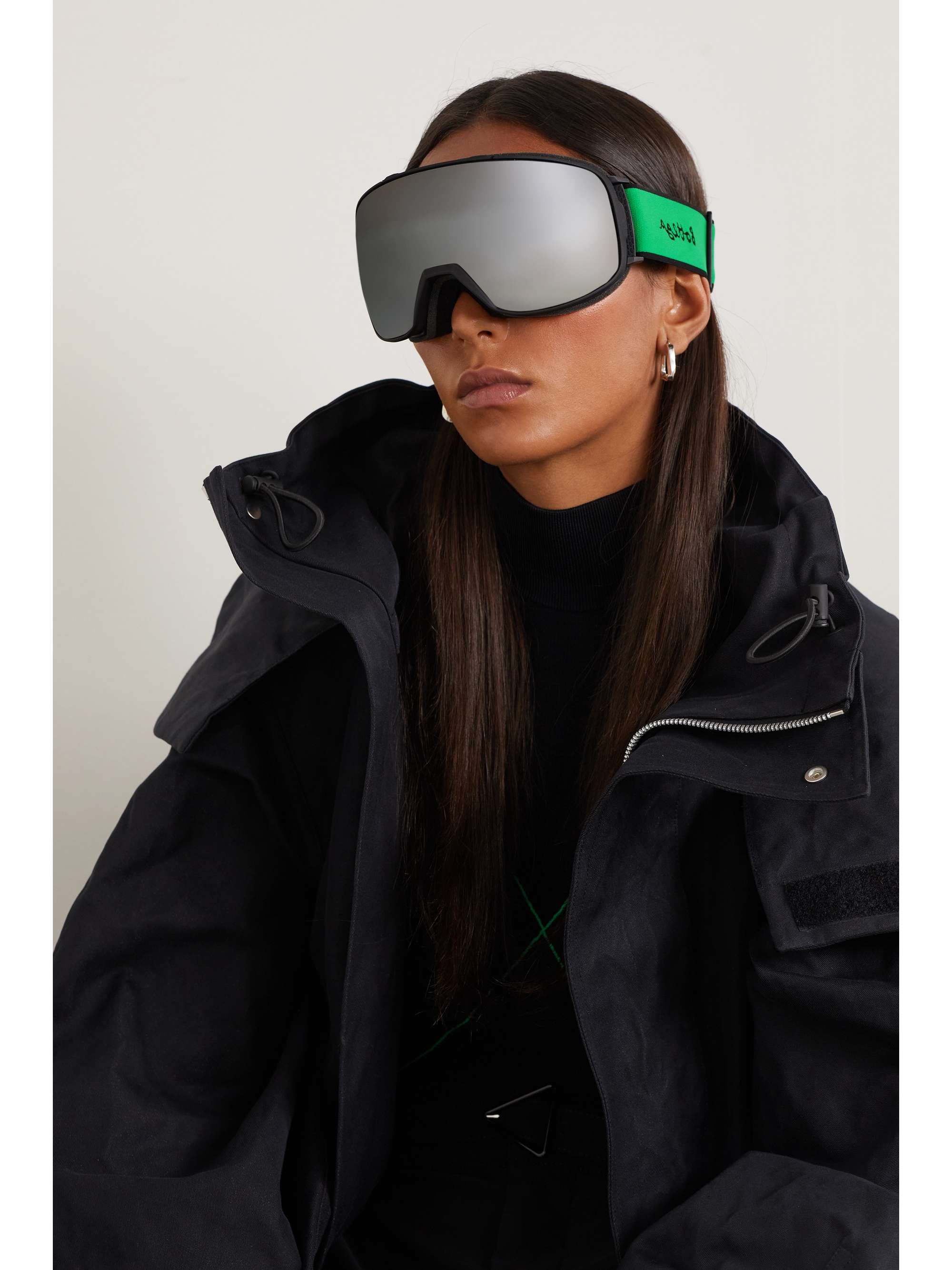 BOTTEGA VENETA EYEWEAR Mirrored ski goggles | NET-A-PORTER