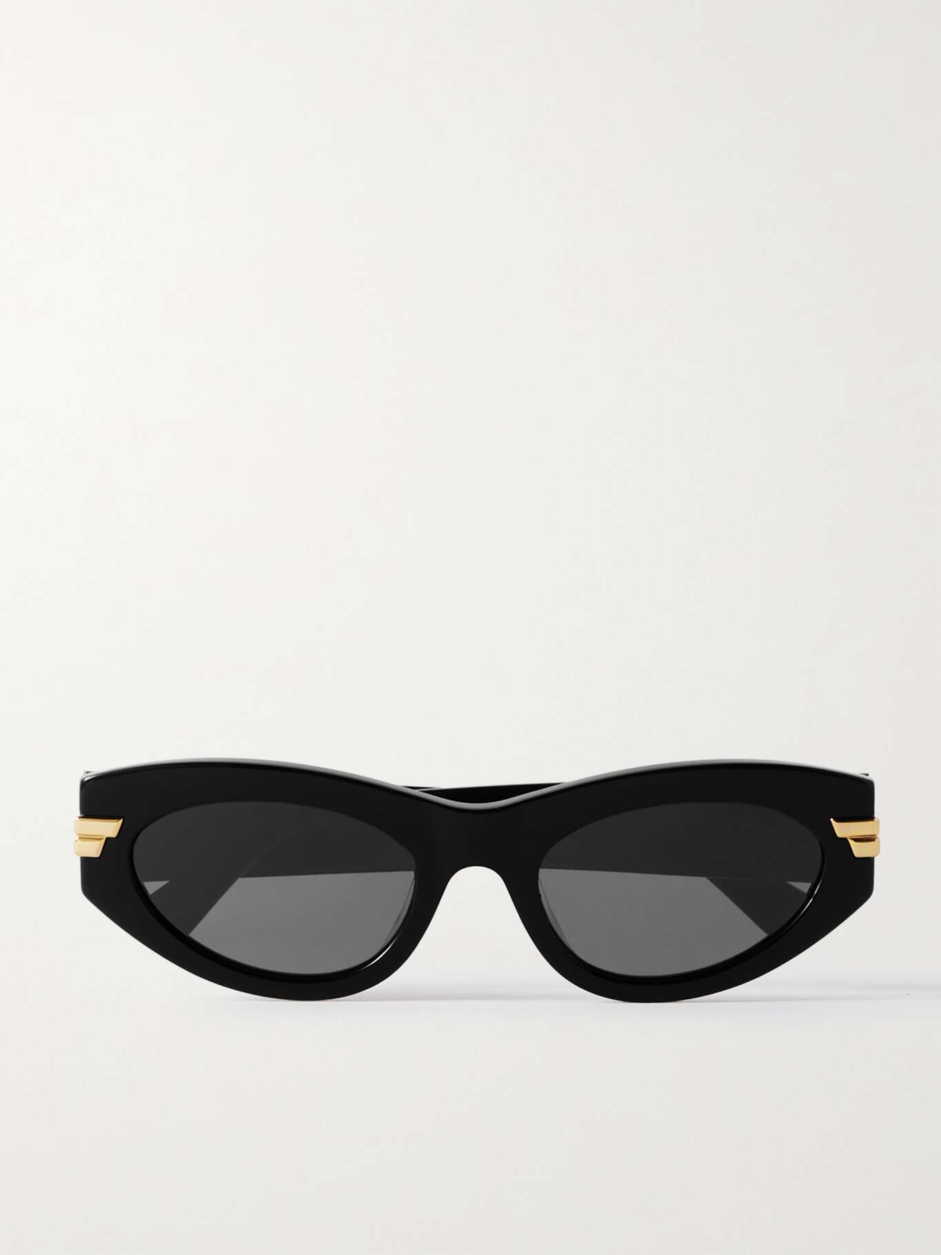 Bottega Veneta Eyewear Original Cat Eye Acetate And Gold Tone