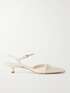 AEYDE Melia leather point-toe pumps | NET-A-PORTER