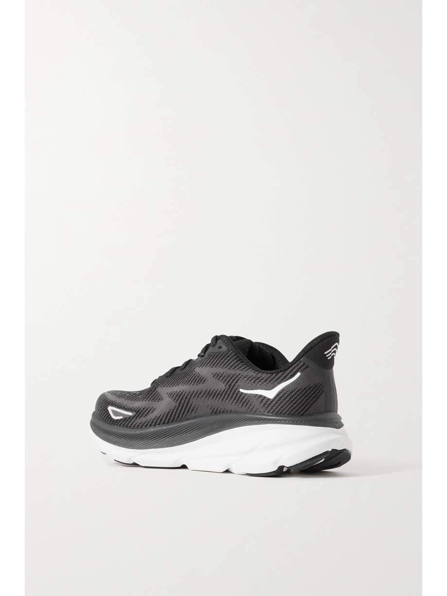 HOKA ONE ONE Clifton 9 mesh sneakers | NET-A-PORTER