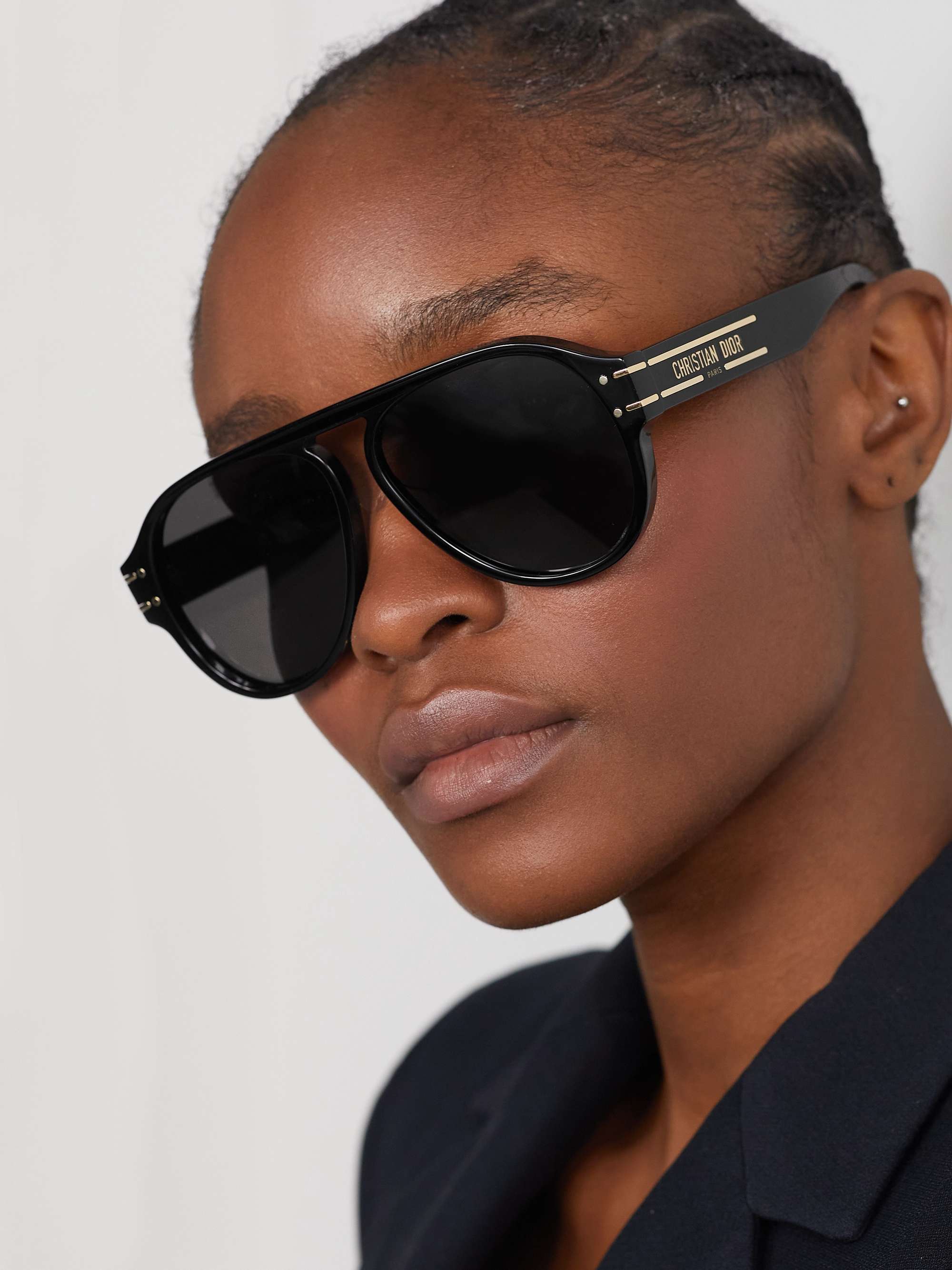 Dior Eyewear Diorsignature A1u Aviator Style Acetate Sunglasses Net A Porter