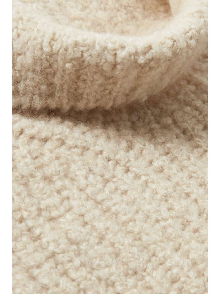 LORO PIANA Ribbed cashmere turtleneck dickey | NET-A-PORTER