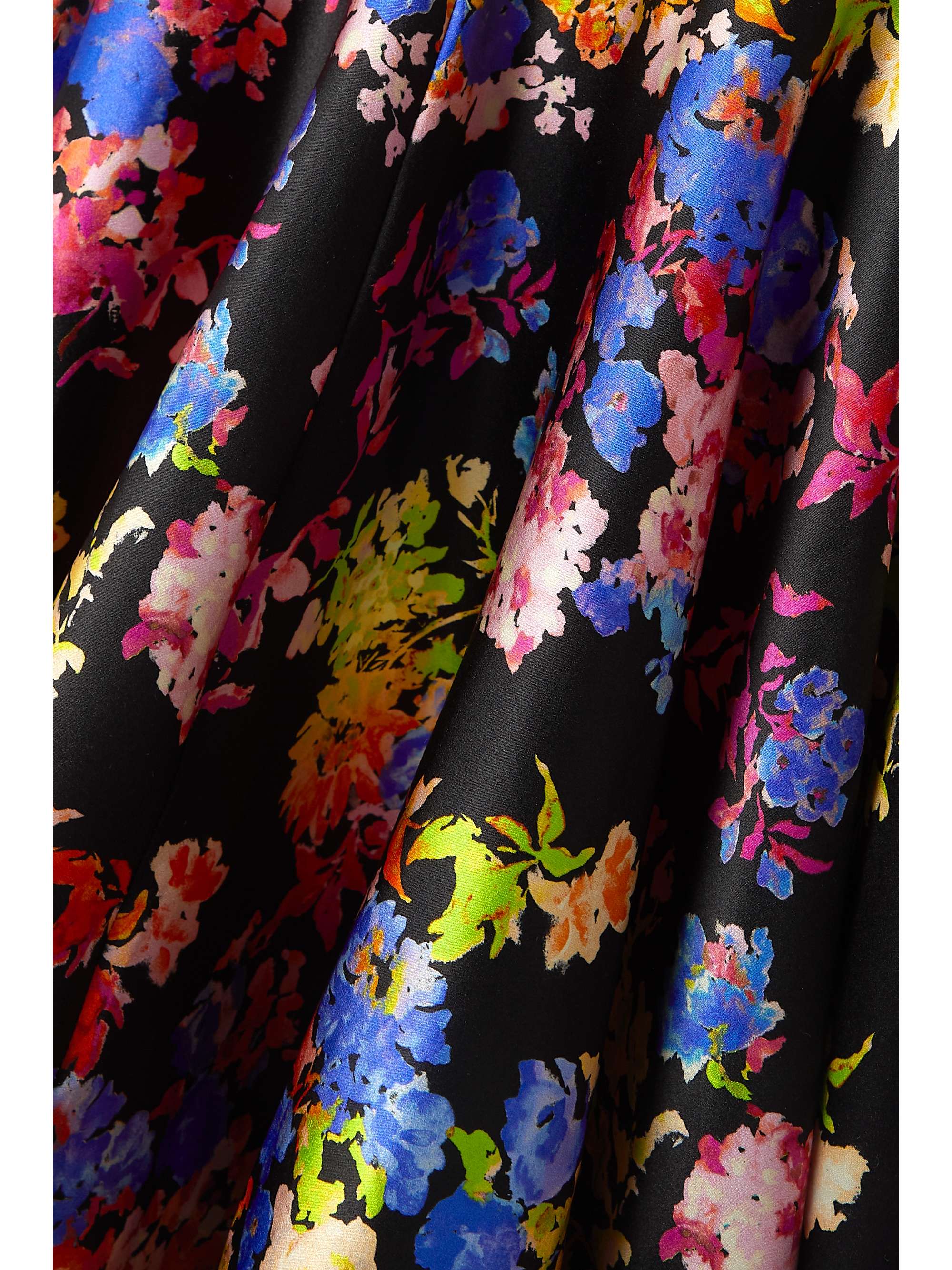 CAROLINE CONSTAS Allonia floral-print stretch-silk gown | NET-A-PORTER