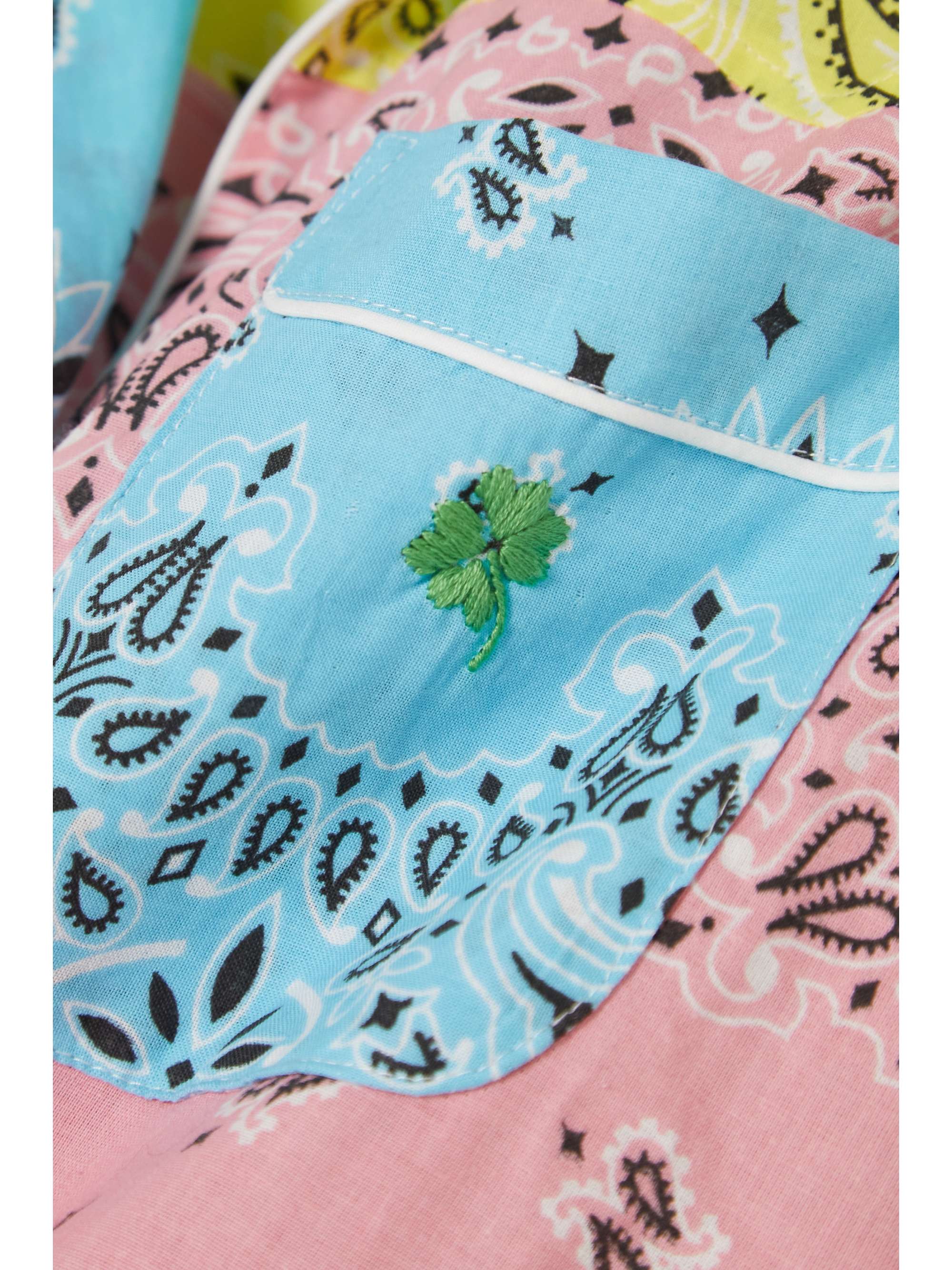 CALL IT BY YOUR NAME Patchwork paisley-print cotton-poplin shirt | NET ...