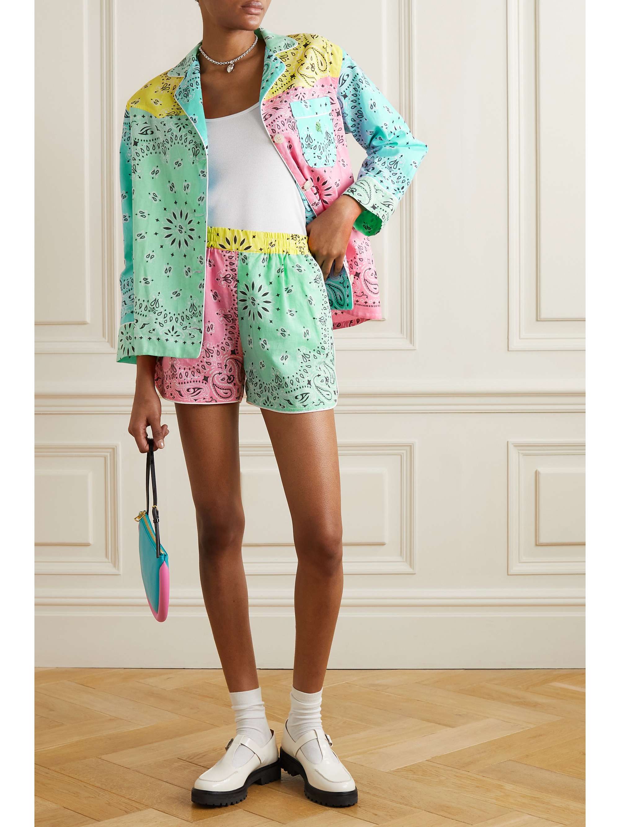 CALL IT BY YOUR NAME Patchwork paisley-print cotton-poplin shirt | NET ...