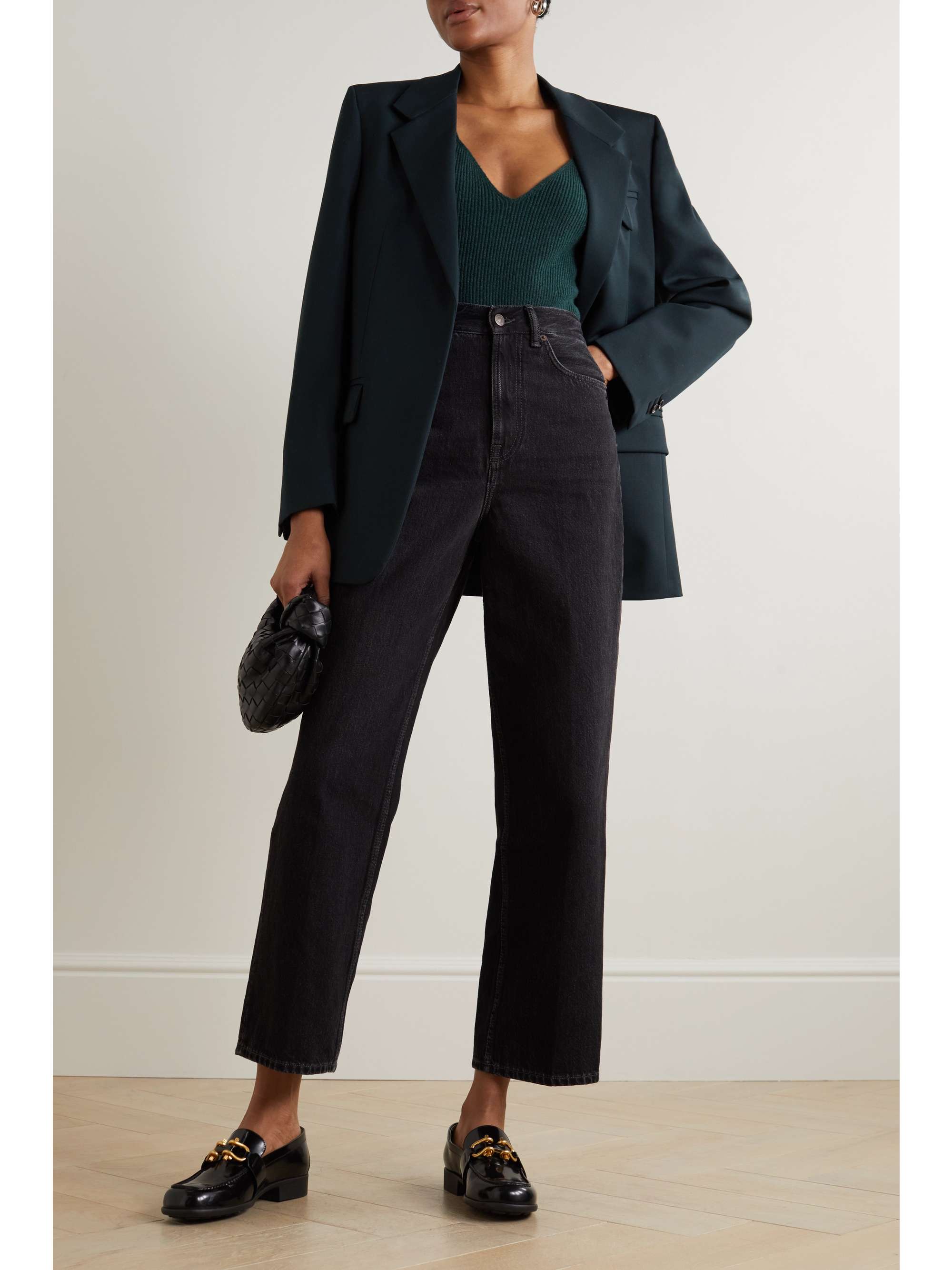 ARCH4 Seattle open-back ribbed organic cashmere tank | NET-A-PORTER